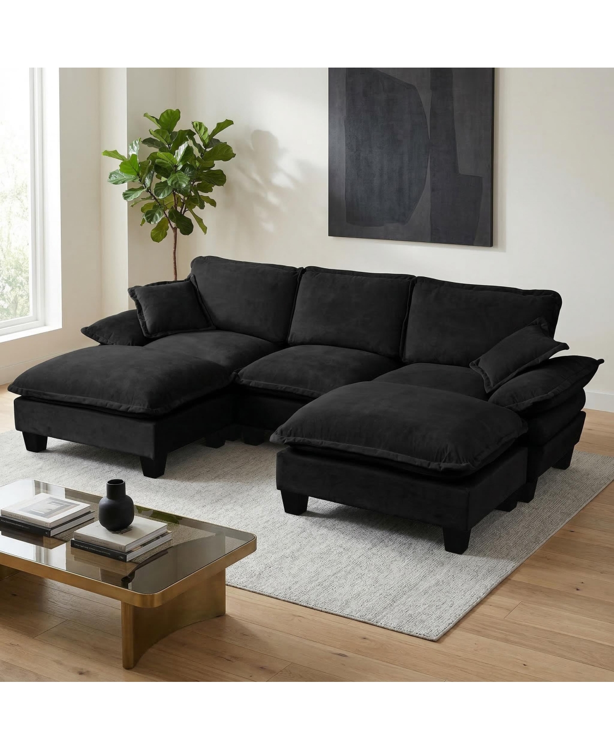 Click here for Streamdale Furniture Modular U-Shape Cloud Section... prices