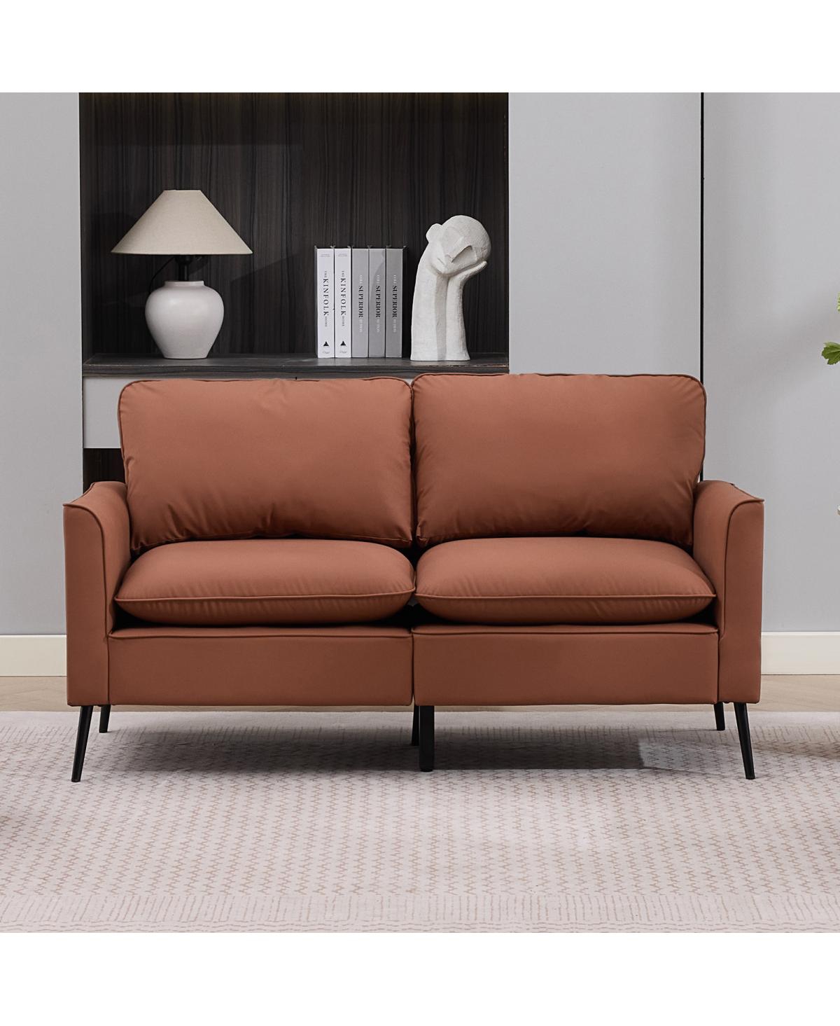 Click here for Streamdale Furniture Ts Cat Paw Leather Loveseat -... prices