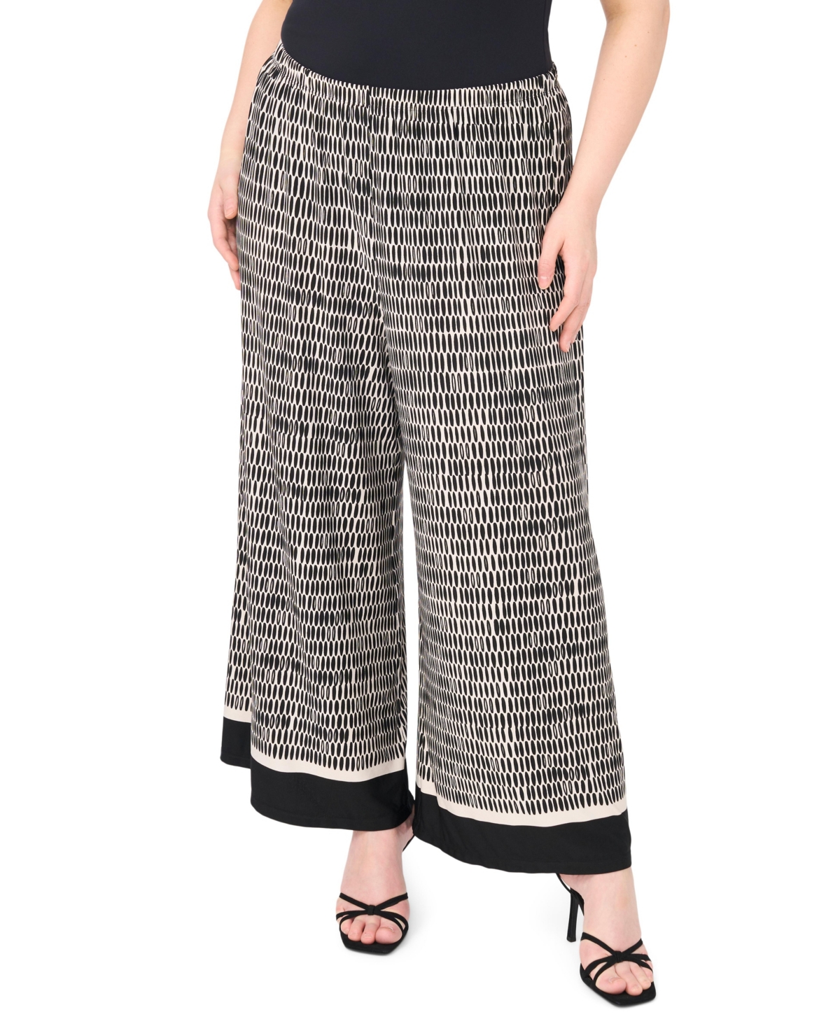 Click here for Vince Camuto Plus Size Mid-Rise Pull-On Pants - Ri... prices