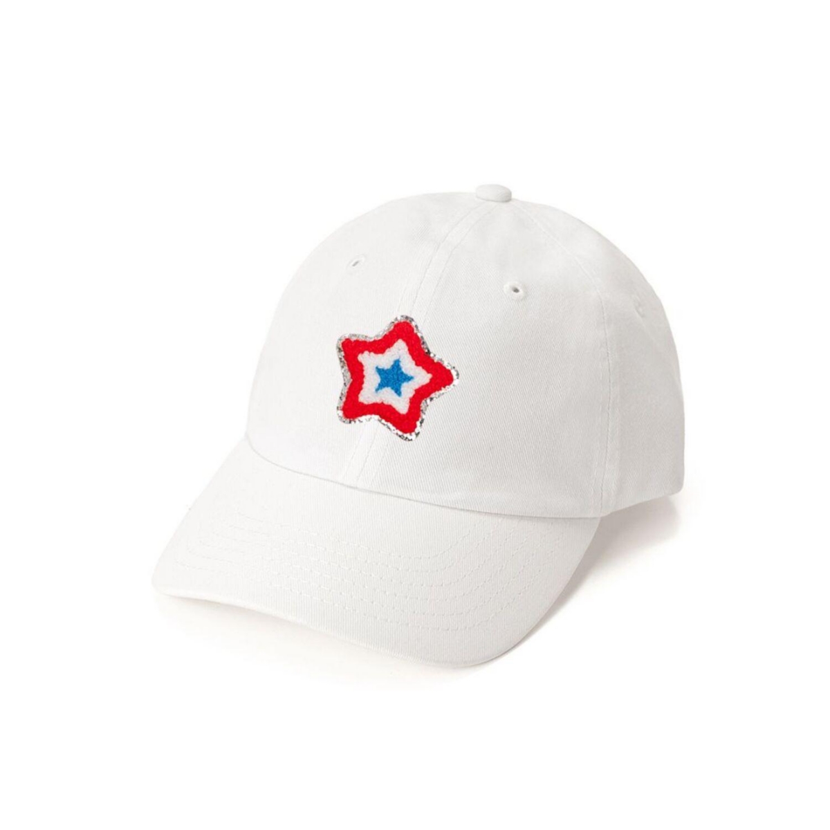 Click here for Sweet Wink Girls Patriotic Star Patch Baseball Hat... prices
