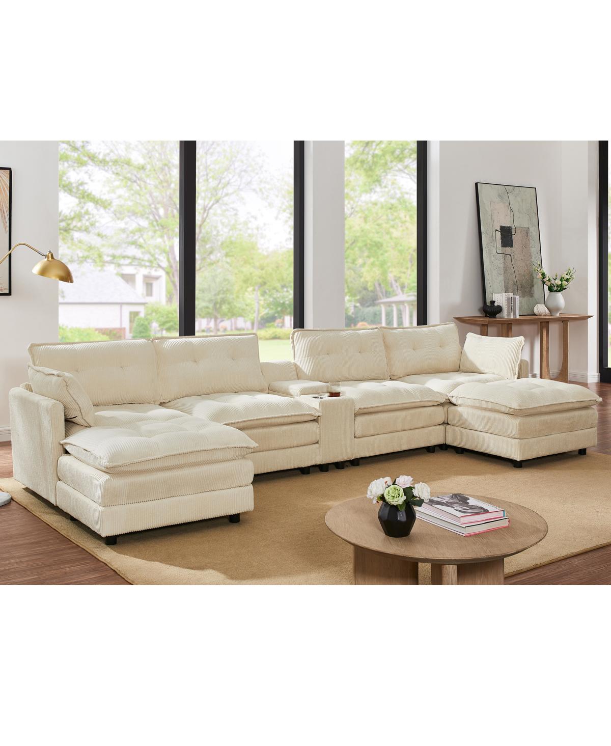 Click here for Streamdale Furniture 154 Modular U-Shaped Corduroy... prices
