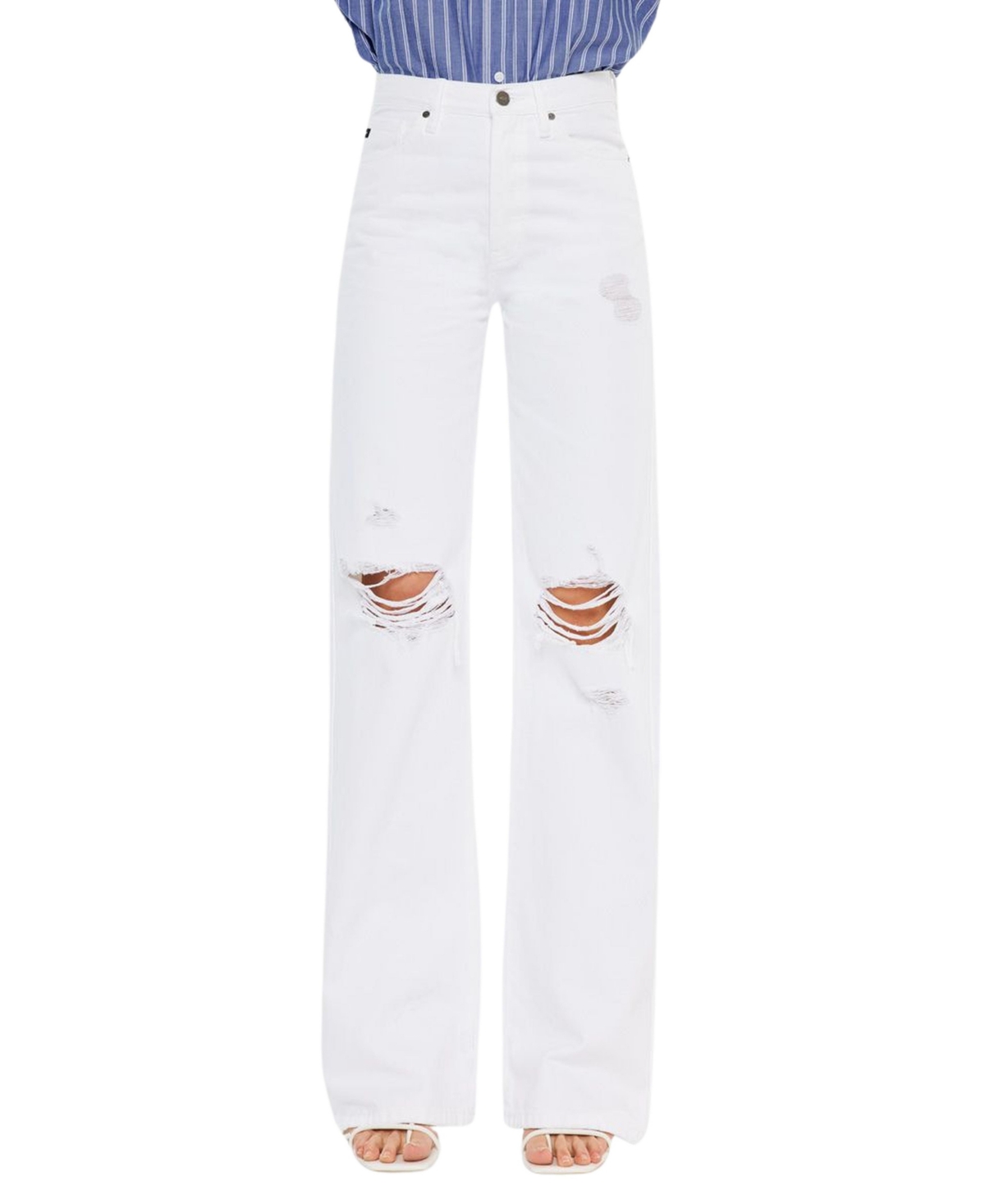 Click here for KanCan Womens Montana Ultra High Rise Flare Jeans... prices