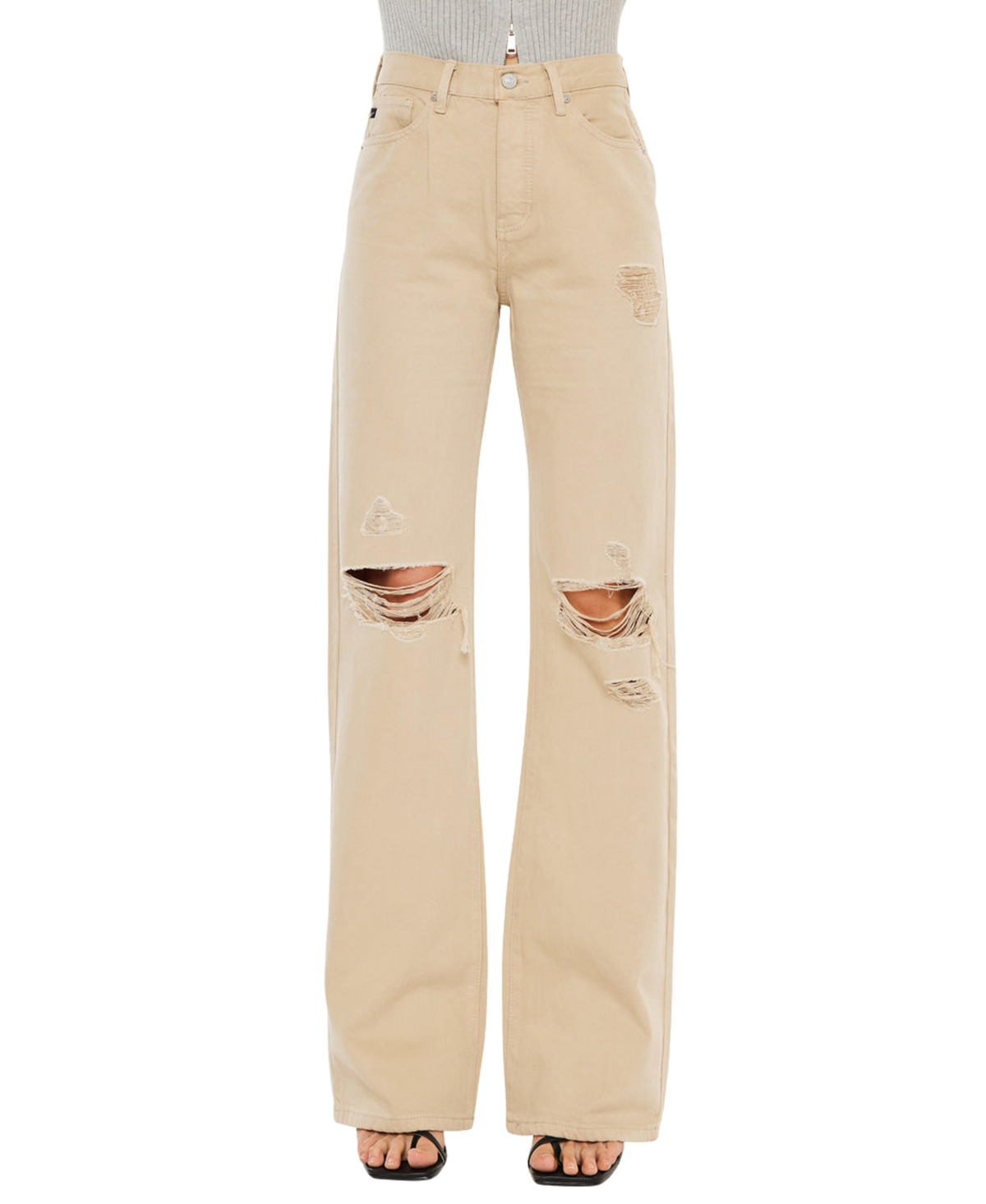 Click here for KanCan Womens Montana Ultra High Rise Flare Jeans... prices