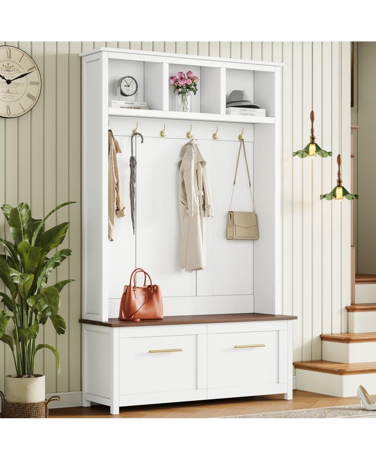 Click here for Streamdale Furniture 4-in-1 Hall Tree with Storage... prices