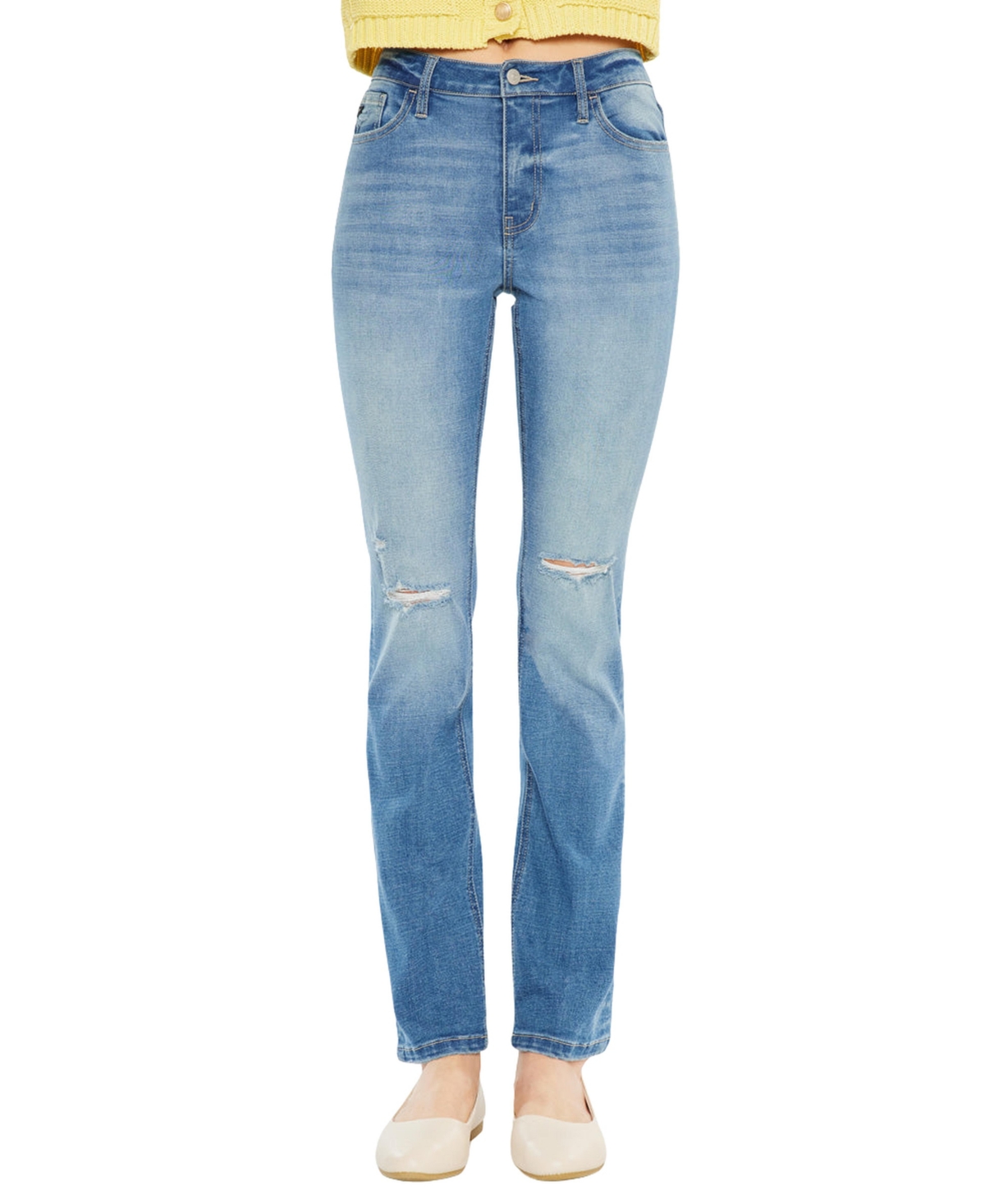Click here for KanCan Womens Diana High Rise Slim Straight Jeans... prices