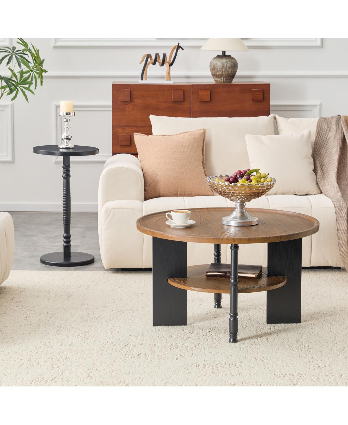 Click here for Streamdale Furniture 2-Piece Round Coffee Table an... prices
