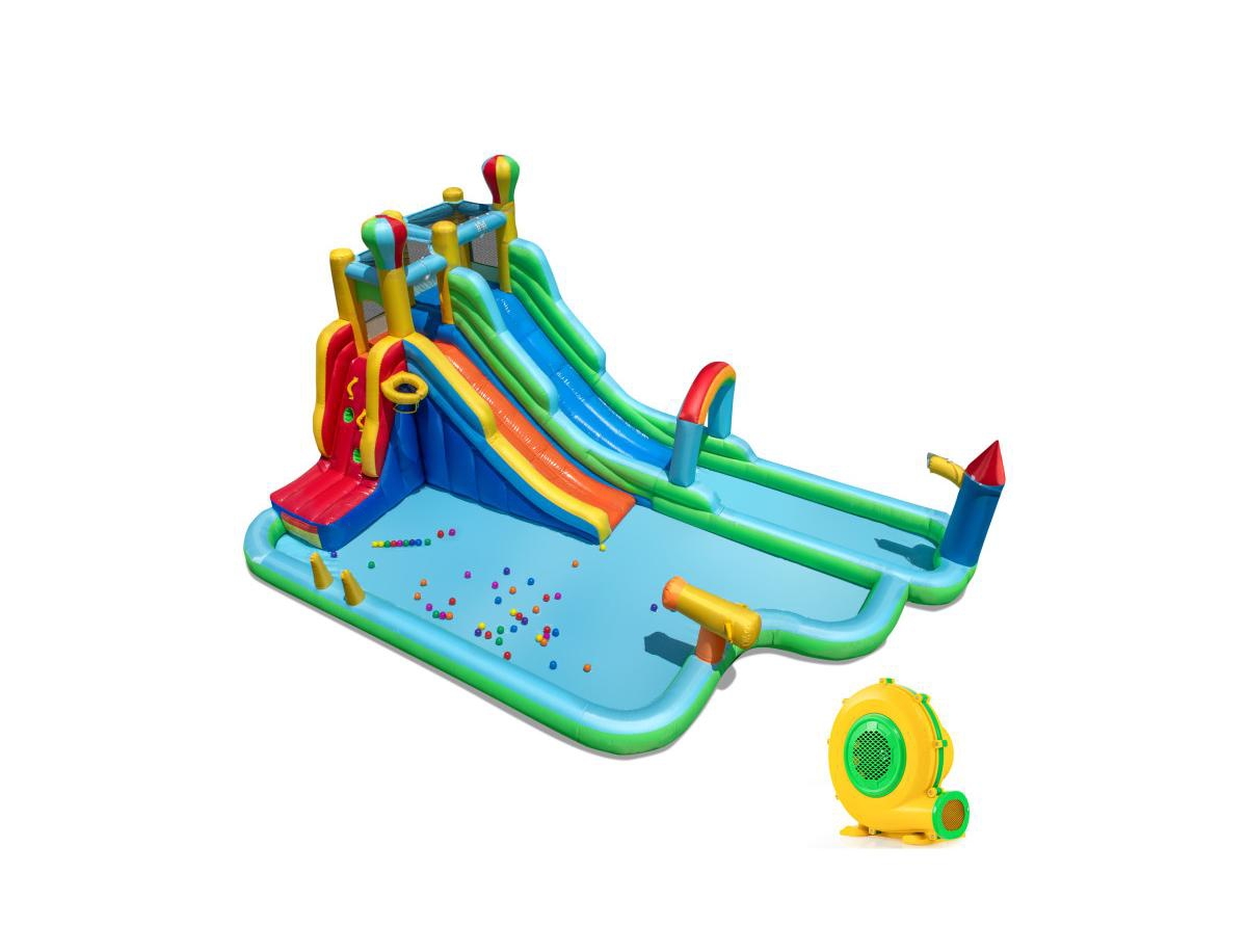 Click here for Slickblue Kids Giant Bounce House Water Slide Park... prices