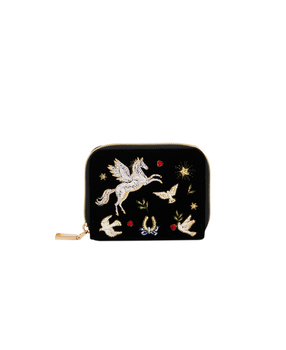 Click here for Fable England Womens Celestial Velvet Embroidered... prices