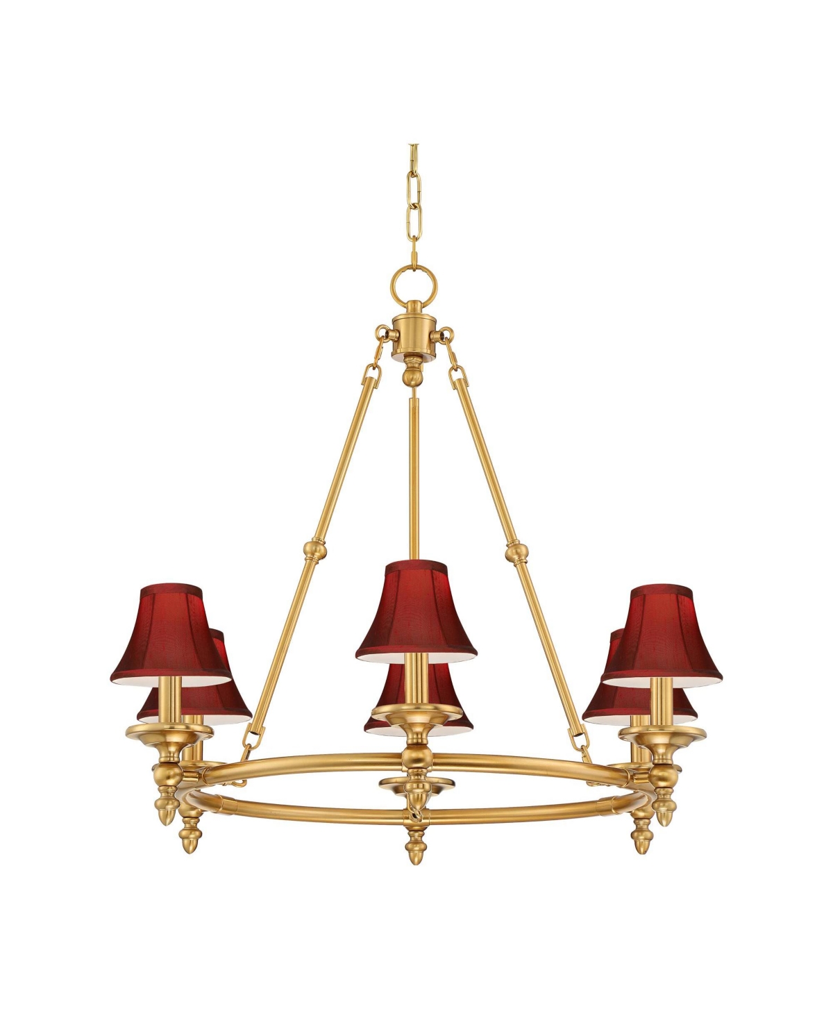 Click here for Stiffel Hartley 28 Inch Wide 6-Light Chandelier wi... prices