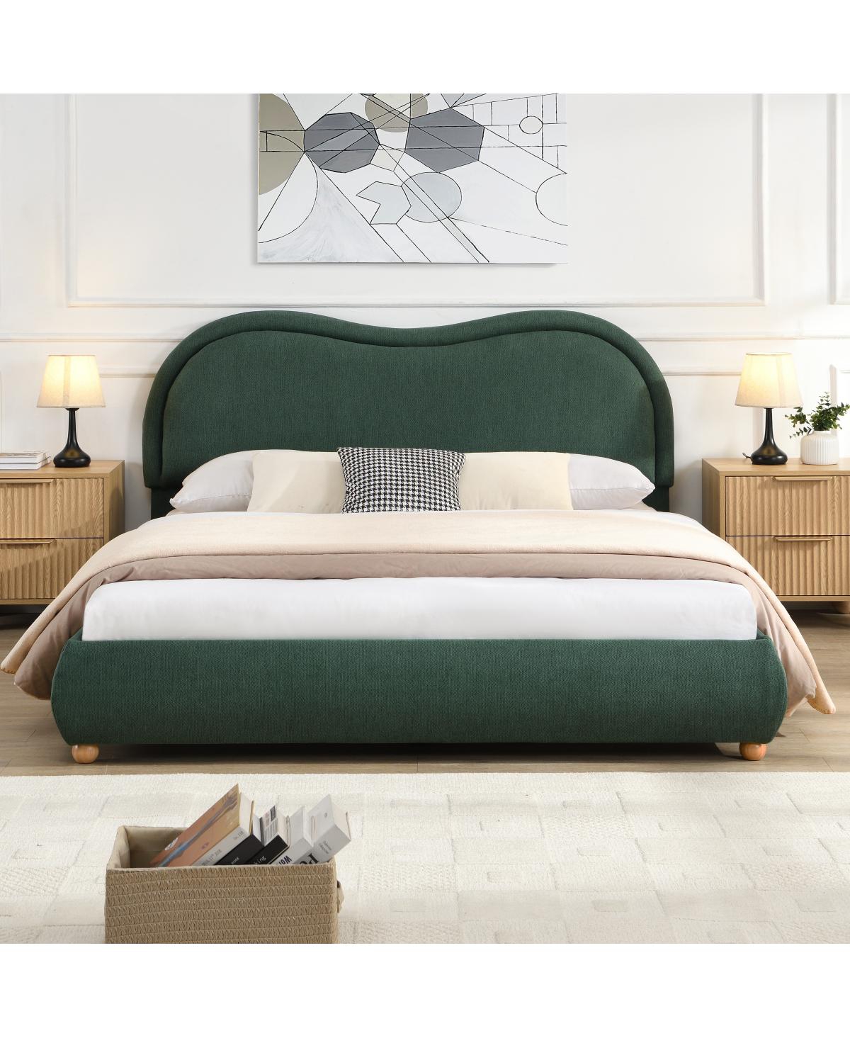 Click here for Streamdale Furniture Upholstered Platform Bed with... prices