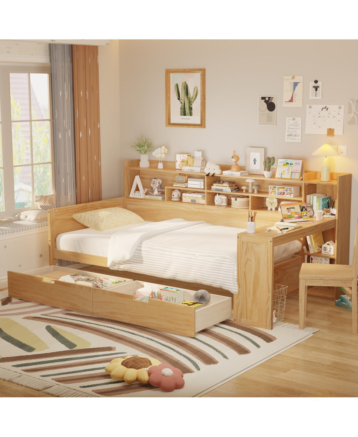 Click here for Streamdale Furniture Wooden Daybed with Storage Sh... prices