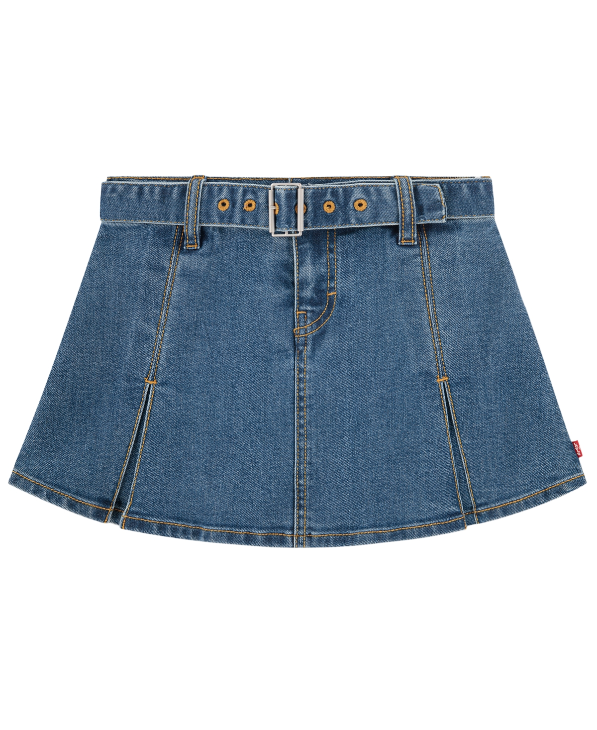Click here for Levis Girls 7-16 Pleated Belted Skort - Lunch Brea... prices