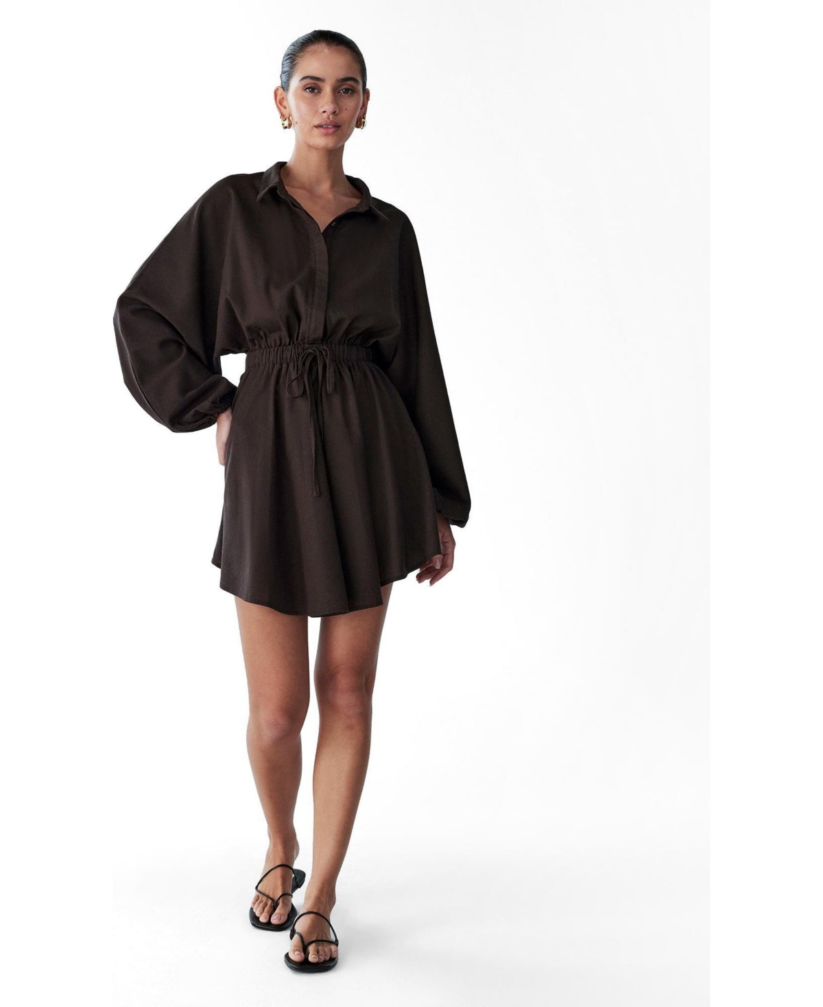 Click here for St Mrlo Womens Shauna Mini Dress - Chocolate prices
