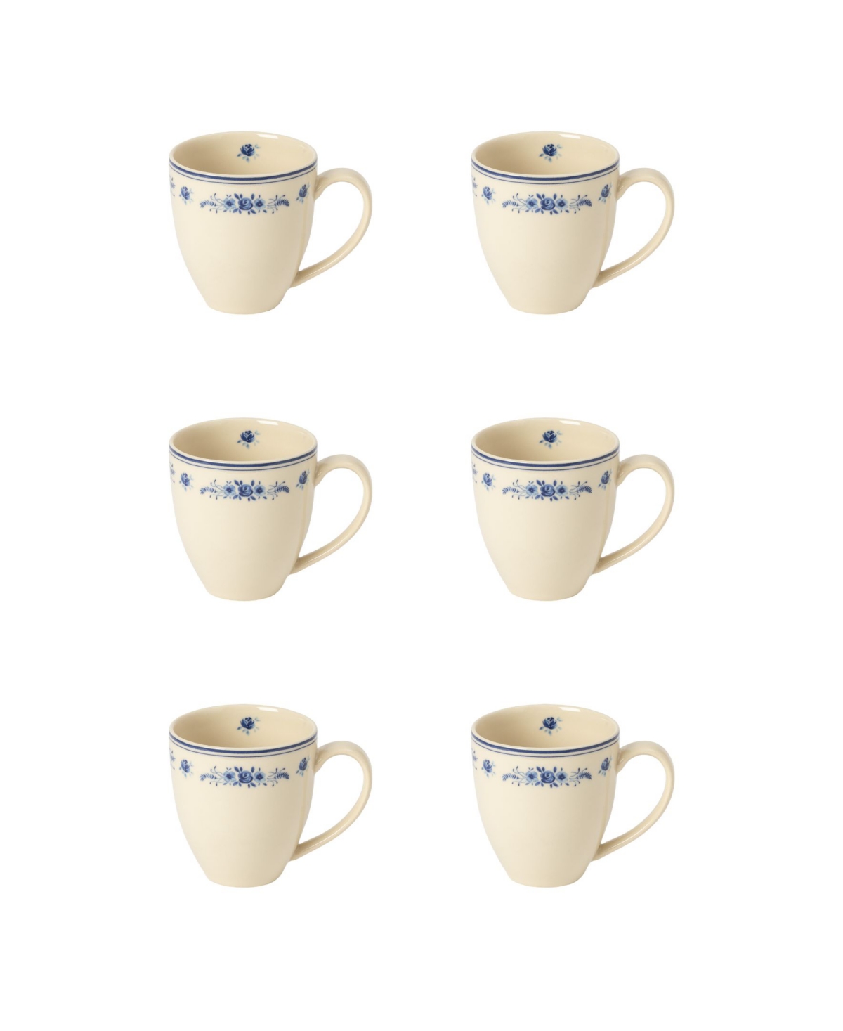 Click here for Costa Nova Villa Floral Pattern Mugs  Set of 6 - B... prices