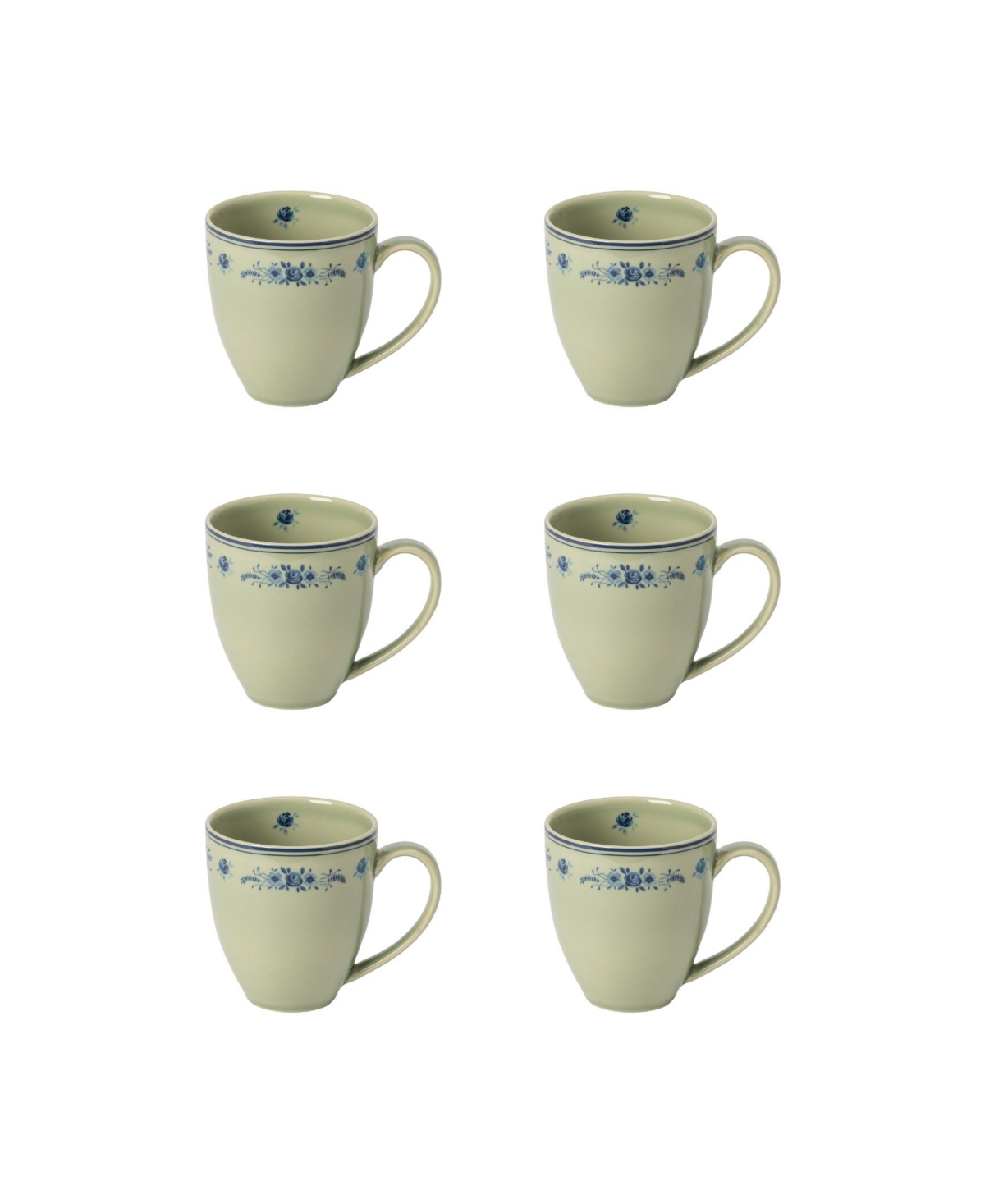 Click here for Costa Nova Villa Floral Pattern Mugs  Set of 6 - O... prices