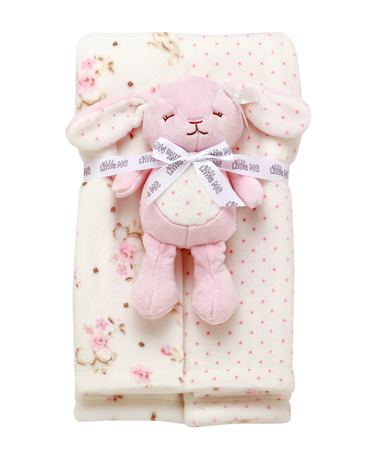 Click here for Little Me Baby Bunny Lovey and Blanket  2-Piece Se... prices