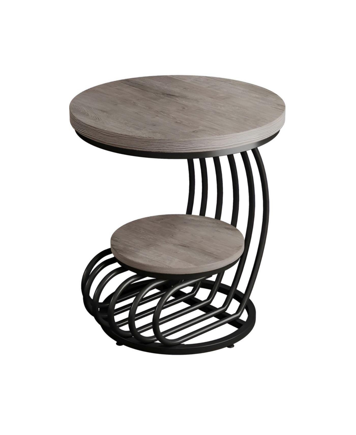 Click here for Slickblue 2 Tier Faux Marble Side Table for Living... prices