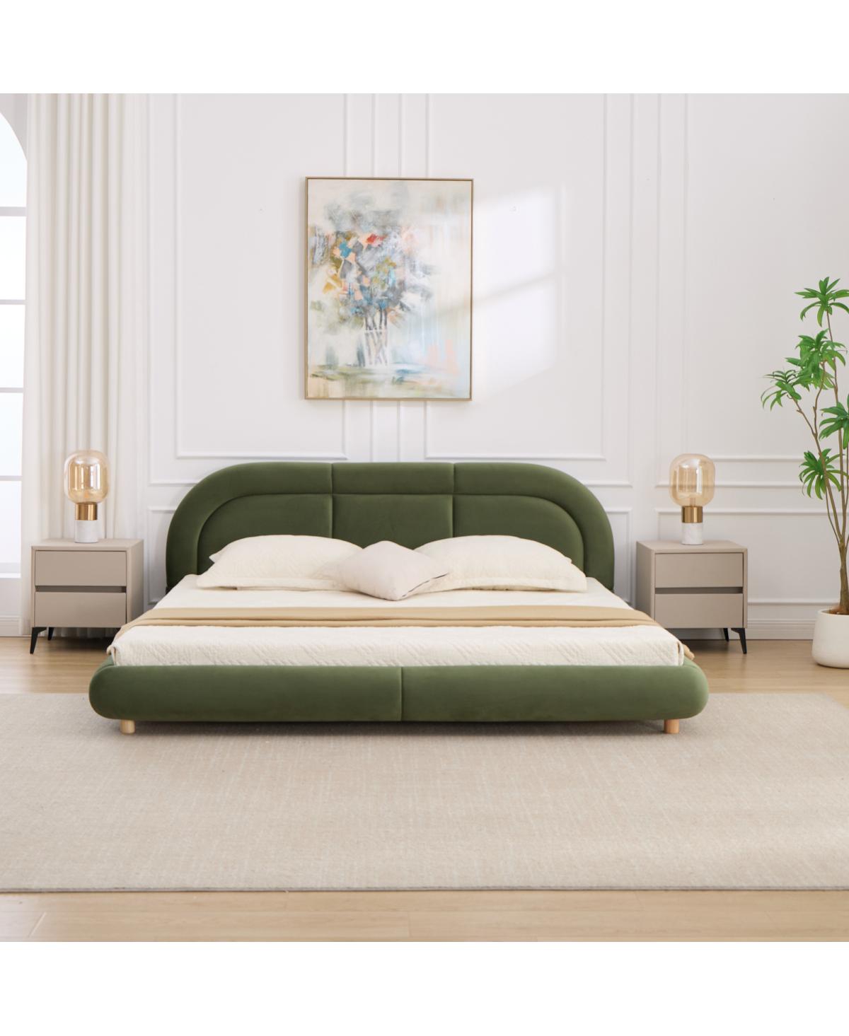 Click here for Streamdale Furniture Modern Curved Upholstered Kin... prices