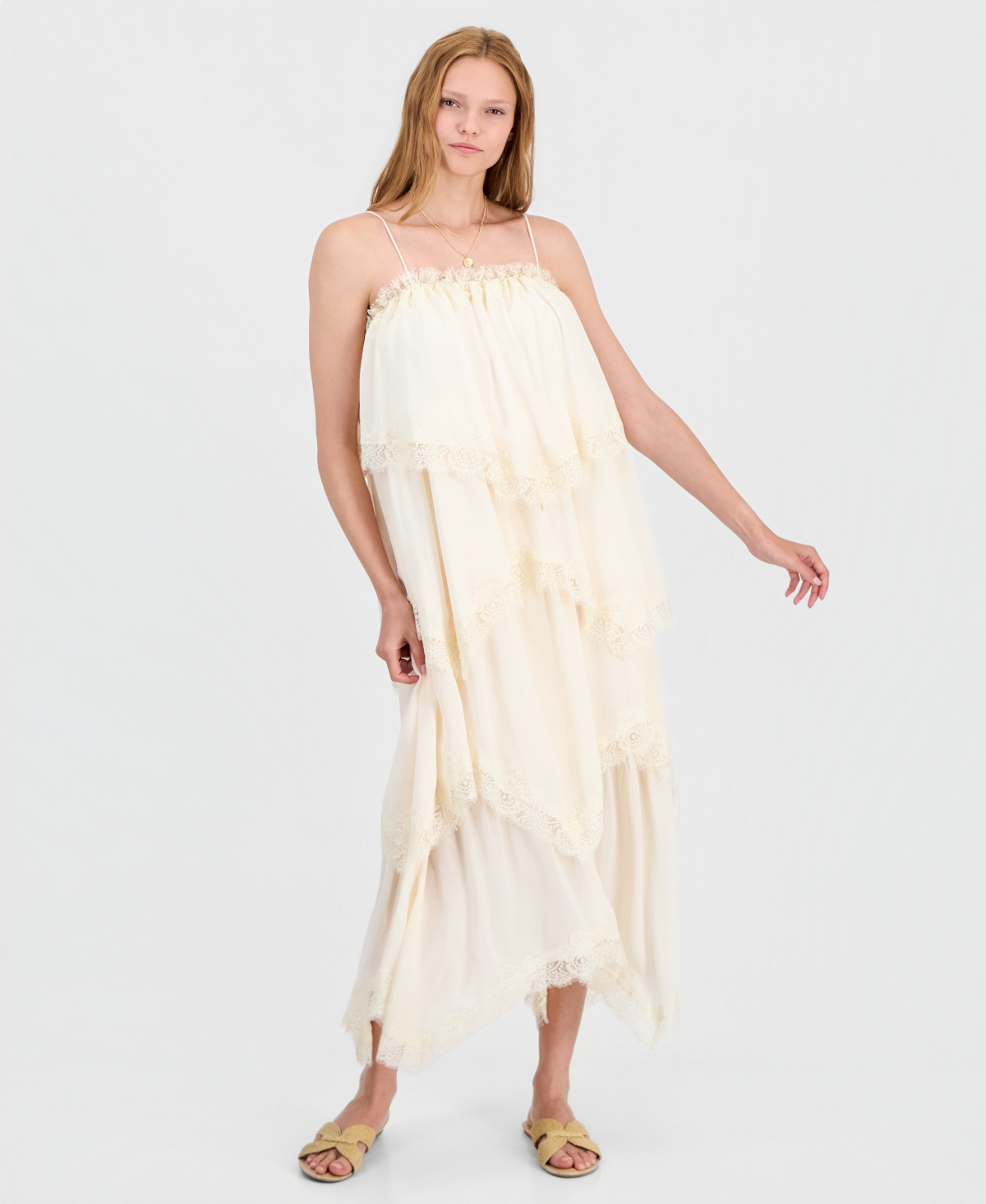 Click here for And Now This Womens Tiered Maxi Dress  Macys Exclu... prices