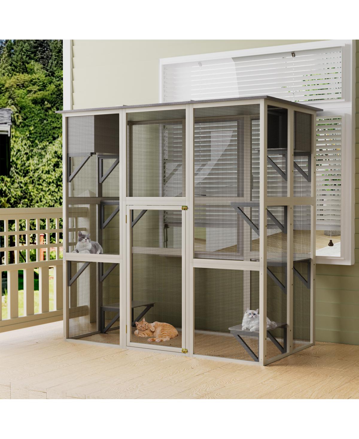 Click here for Streamdale Furniture Large Wooden Outdoor Catio wi... prices