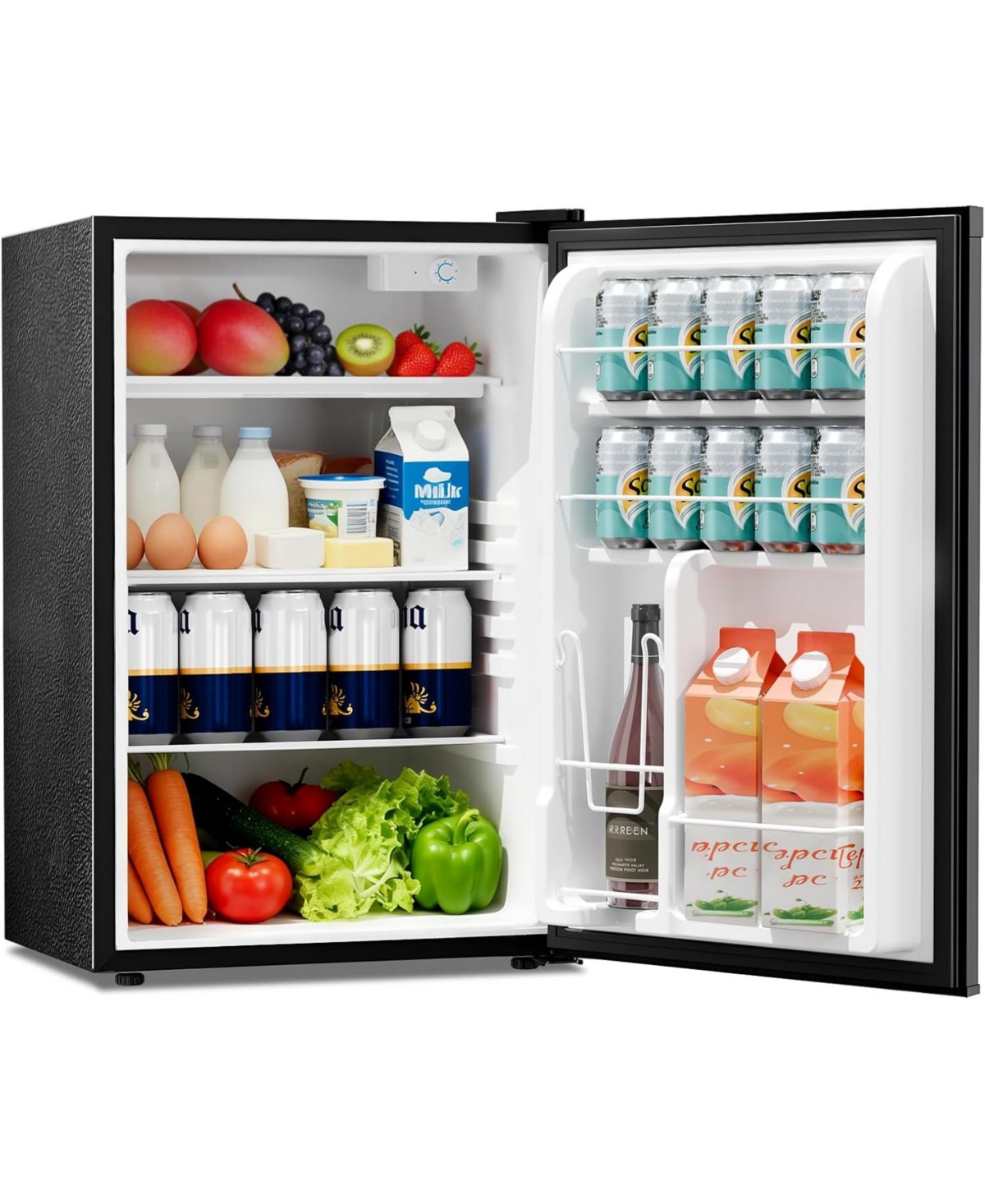 Click here for Cowsar 4.41 Cu Ft Mini Fridge  Single Door  7-Ther... prices