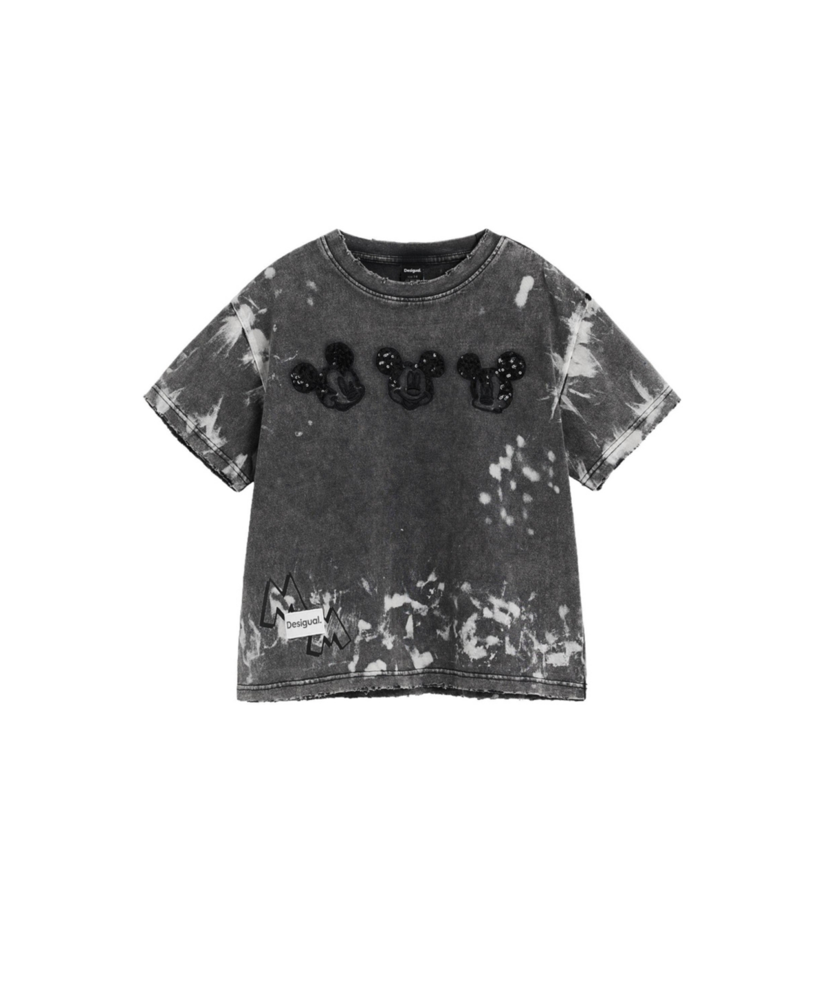 Click here for Desigual Boys Boyss Tie-dye T-shirt Mickey - Black prices