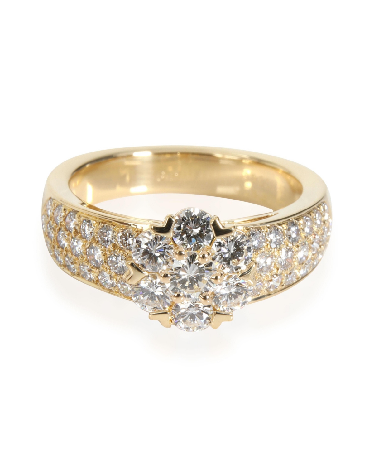 Click here for Pre-Owned Van Cleef & Arpels Fleurette Diamond Rin... prices
