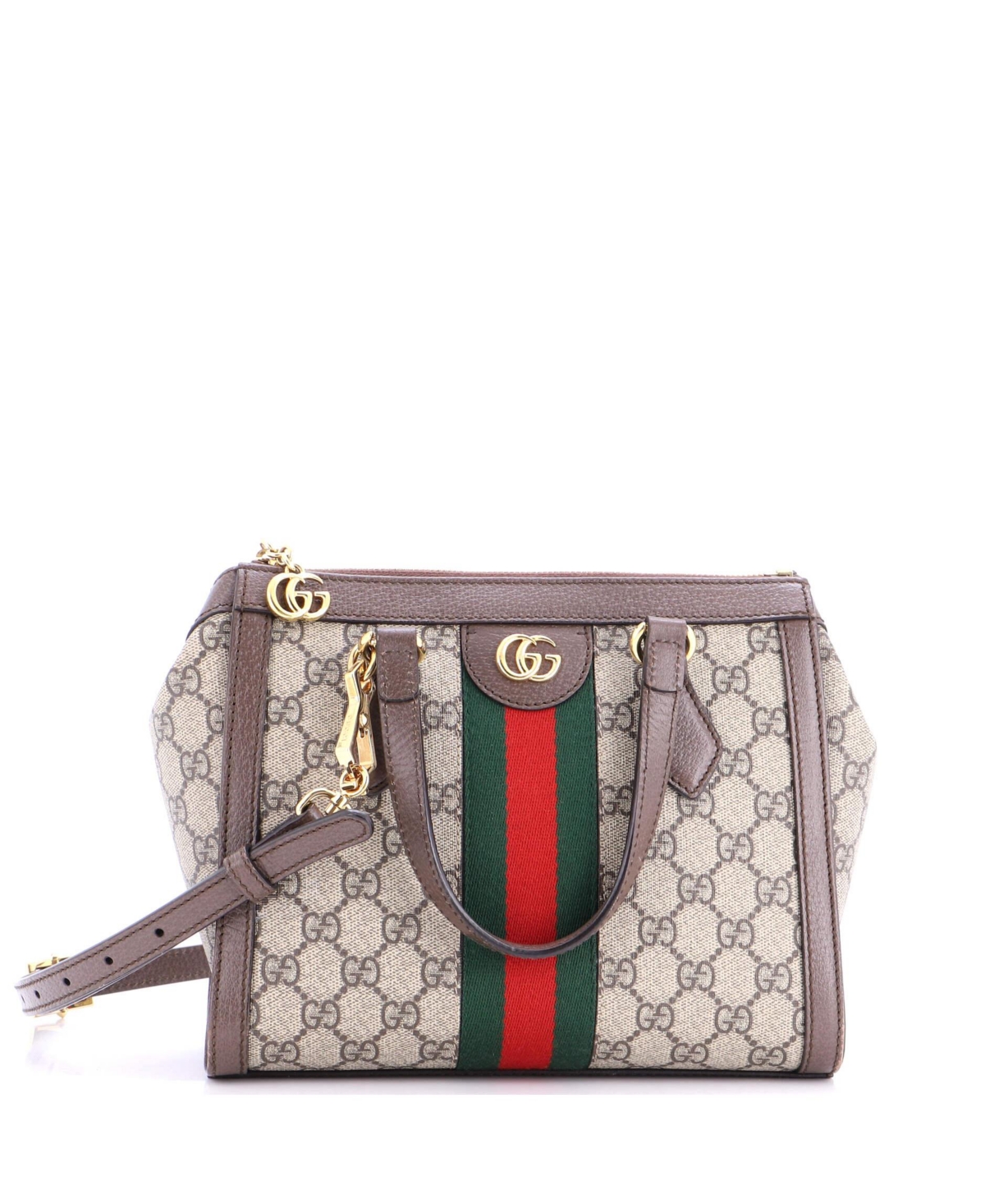 Click here for Pre-Owned Gucci Small Ophidia Top Handle Tote Gg C... prices