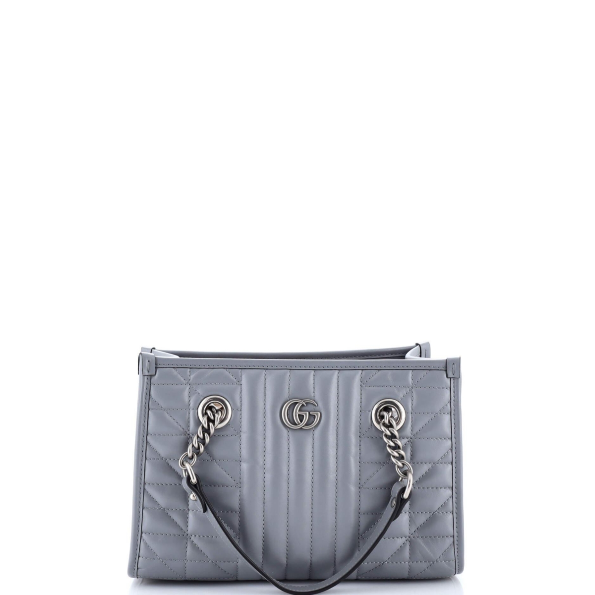 Click here for Pre-Owned Gucci Small Gg Marmont Aria Chain Shoppi... prices