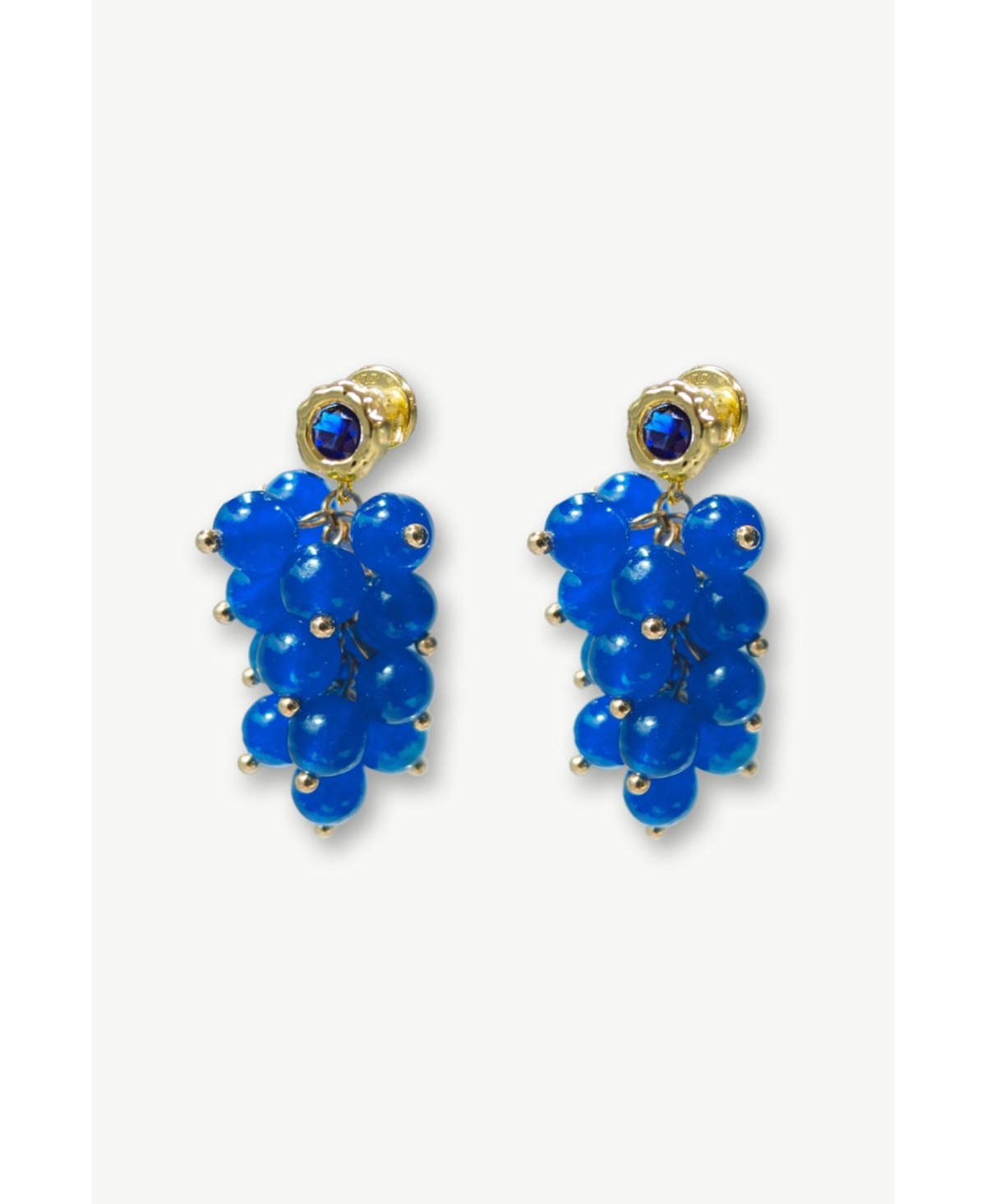 Click here for Classicharms Tia Cascade Cluster Royal Blue Chalce... prices