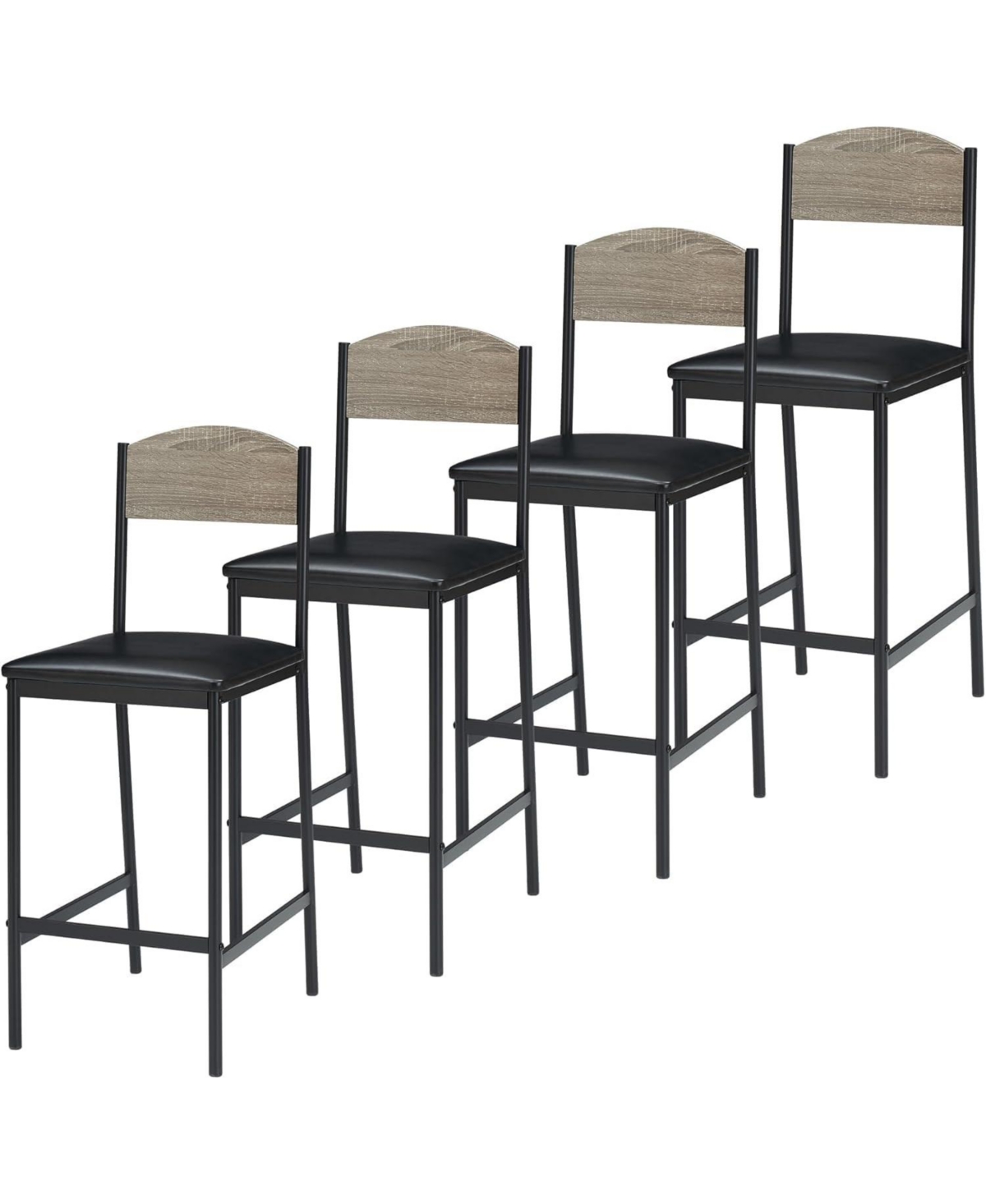 Click here for gaomon Set of 4 Pu Upholstered Bar Stools  25.2 In... prices