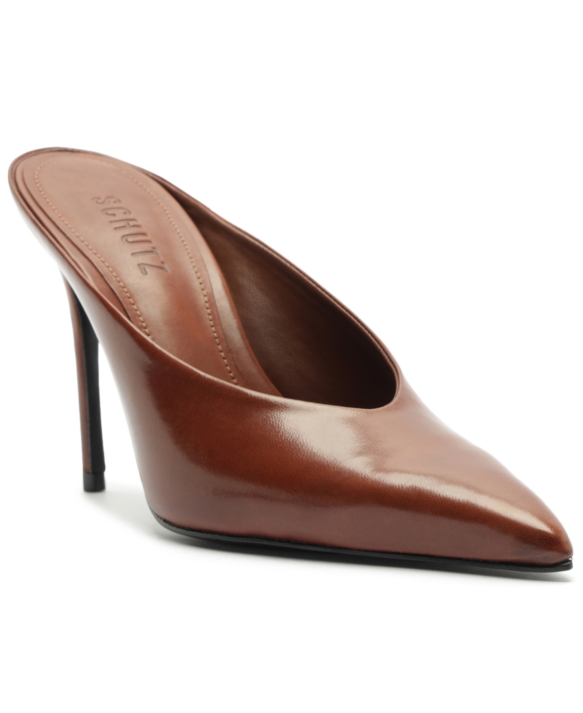 Click here for Schutz Womens Loren Slip-On Pumps - Warm Toffee prices