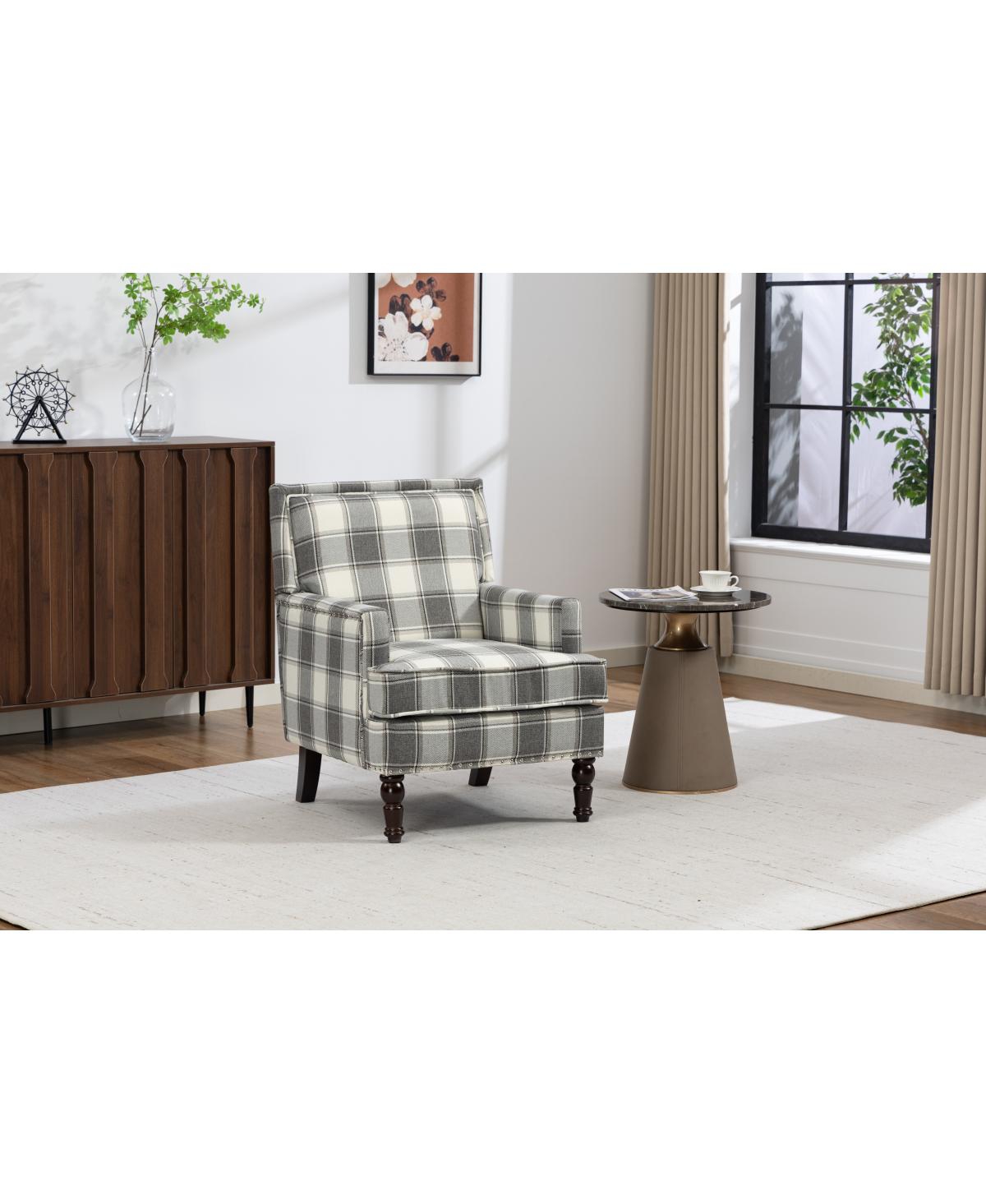 Click here for Streamdale Furniture Vintage Linen Accent Chair wi... prices