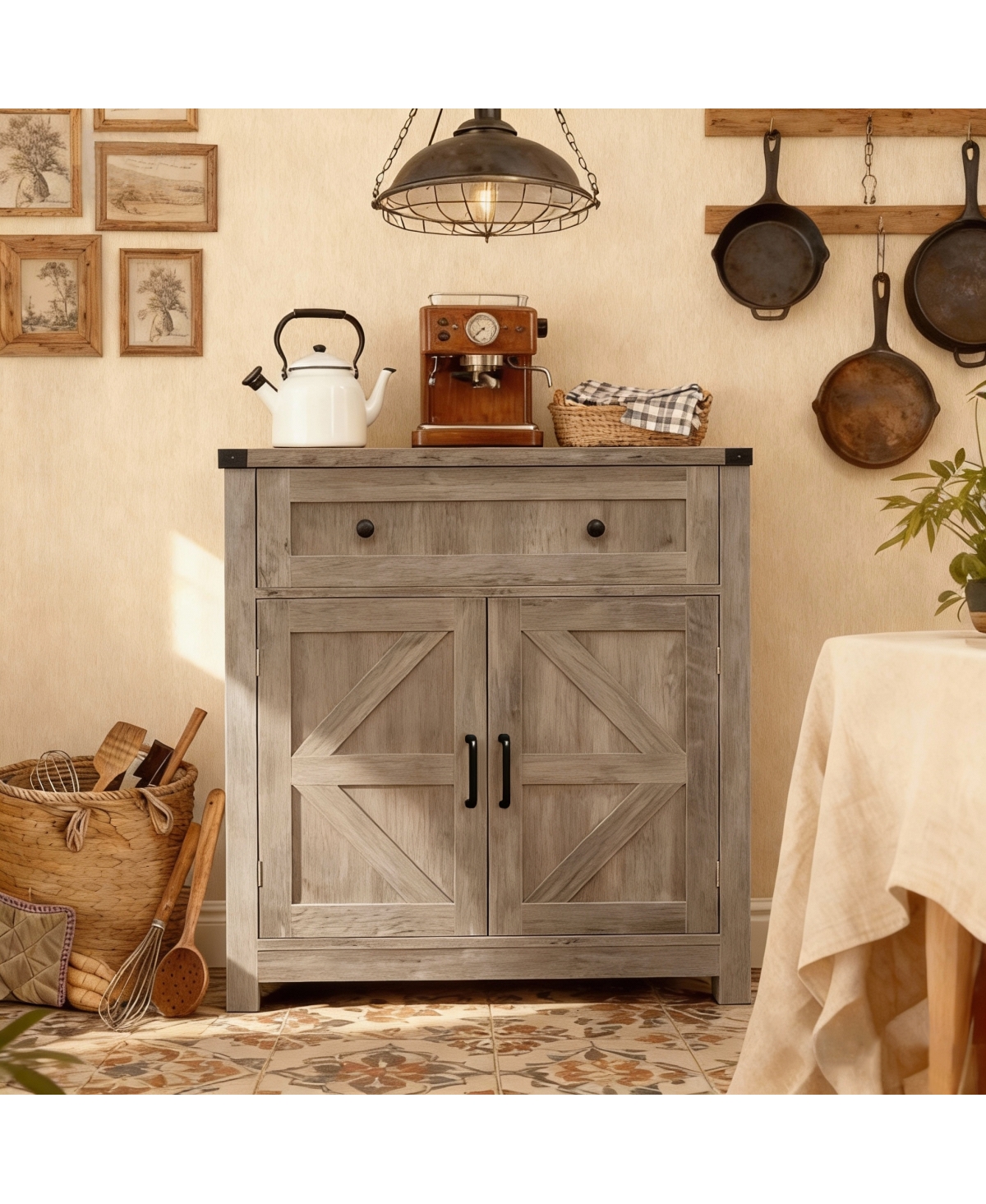 Click here for Streamdale Furniture Farmhouse Barn-Door Storage C... prices