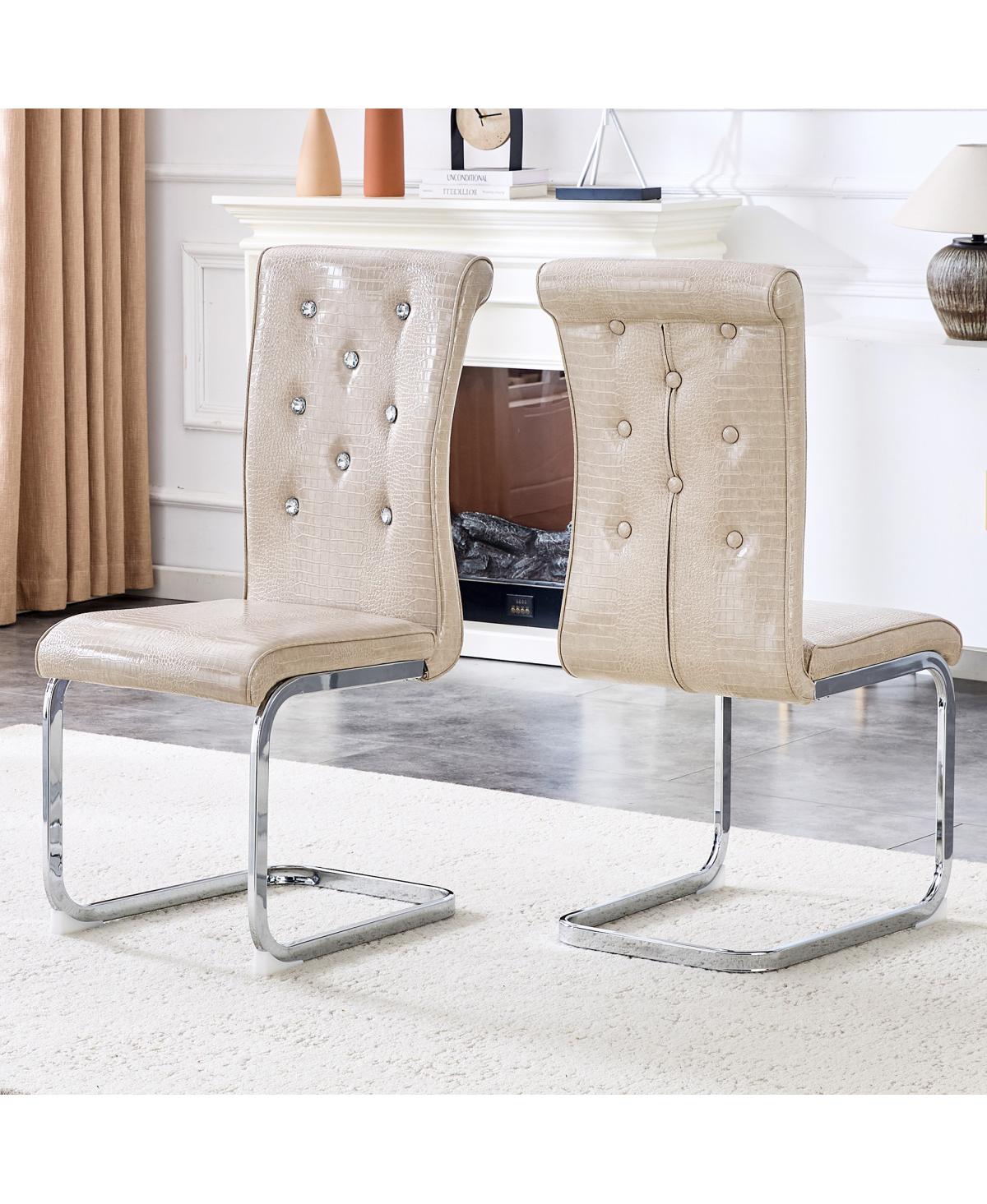 Click here for Streamdale Furniture Set of 2 Retro Alligator Upho... prices