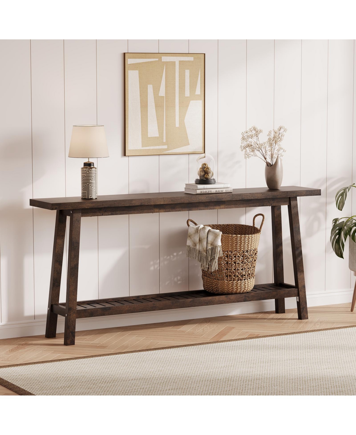 Click here for Gaomon 70.9 In Console Table  2-Tier Narrow Sofa T... prices