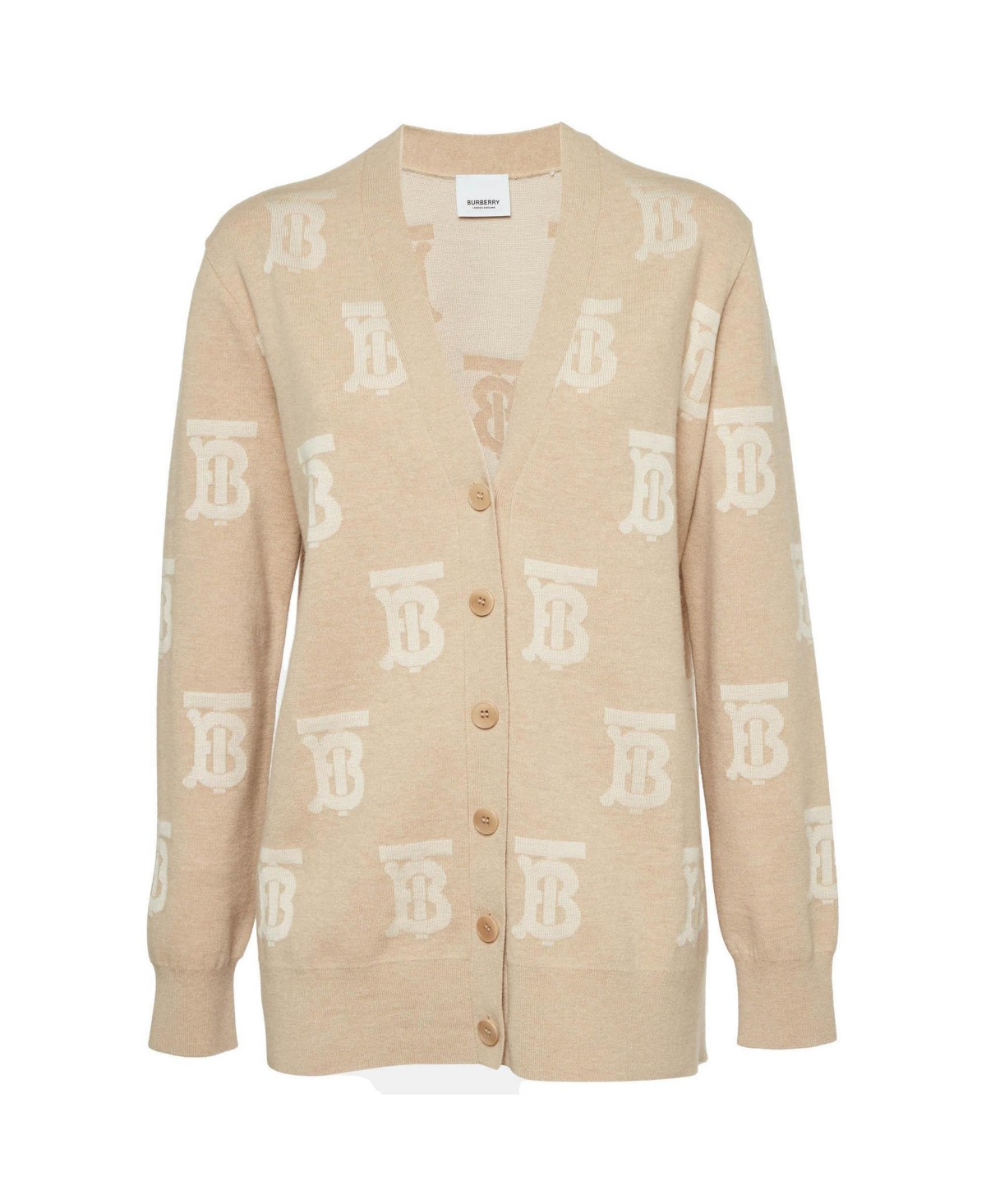 Click here for Pre-Owned Burberry Womens Tb Jacquard Knit Cardiga... prices