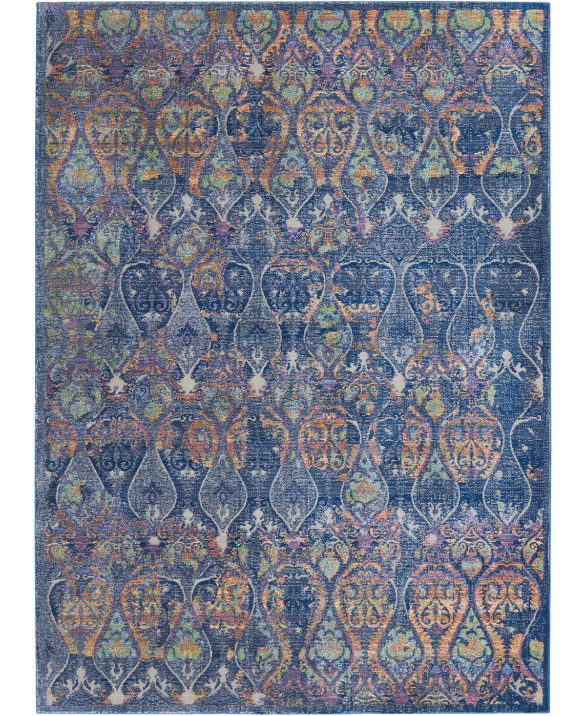 Click here for Nourison Home Ankara Global ANR08 Navy and Multi 4... prices