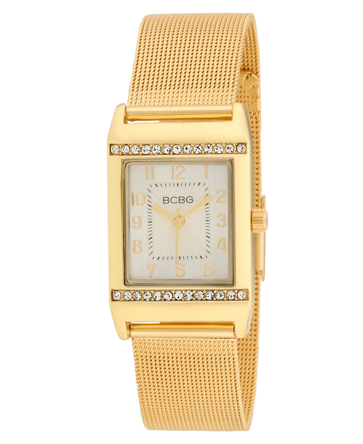 Click here for Bcbg Womens Quartz Rectangle Gold Stainless Steel... prices