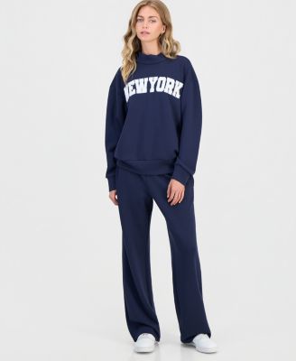 Click here for Fvr Drm Juniors Mock Neck Scuba Sweatshirt Sweatpa... prices