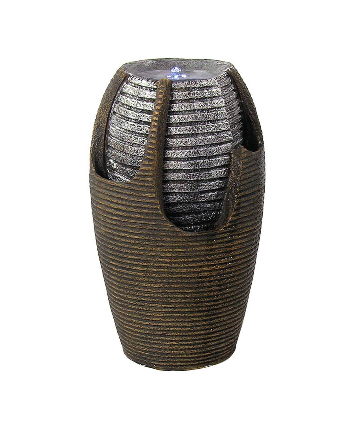 Click here for Sunnydaze Decor Outdoor Polyresin Solar Powered Bu... prices
