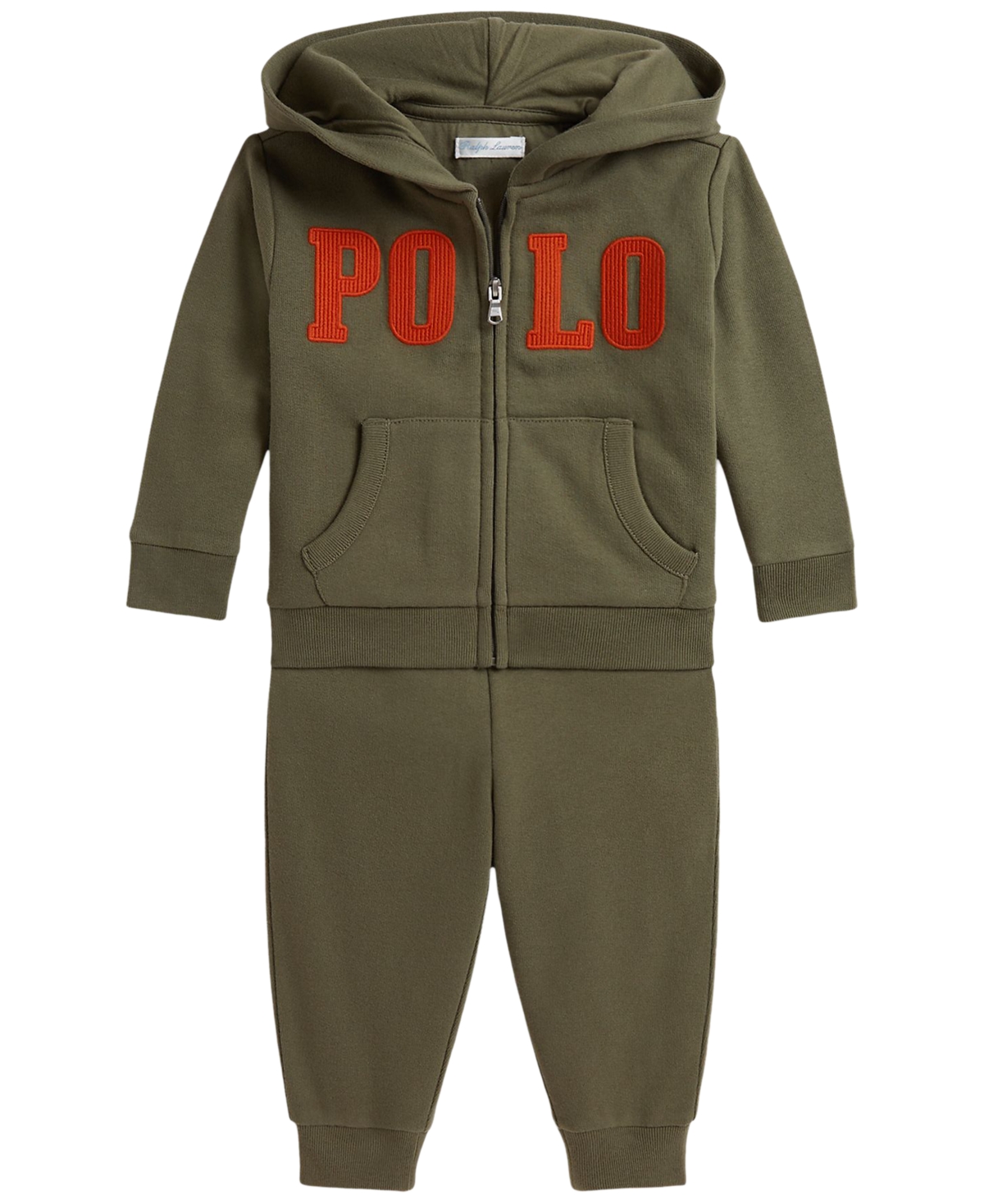 Click here for Polo Ralph Lauren Baby Boys Logo Fleece Full-Zip H... prices