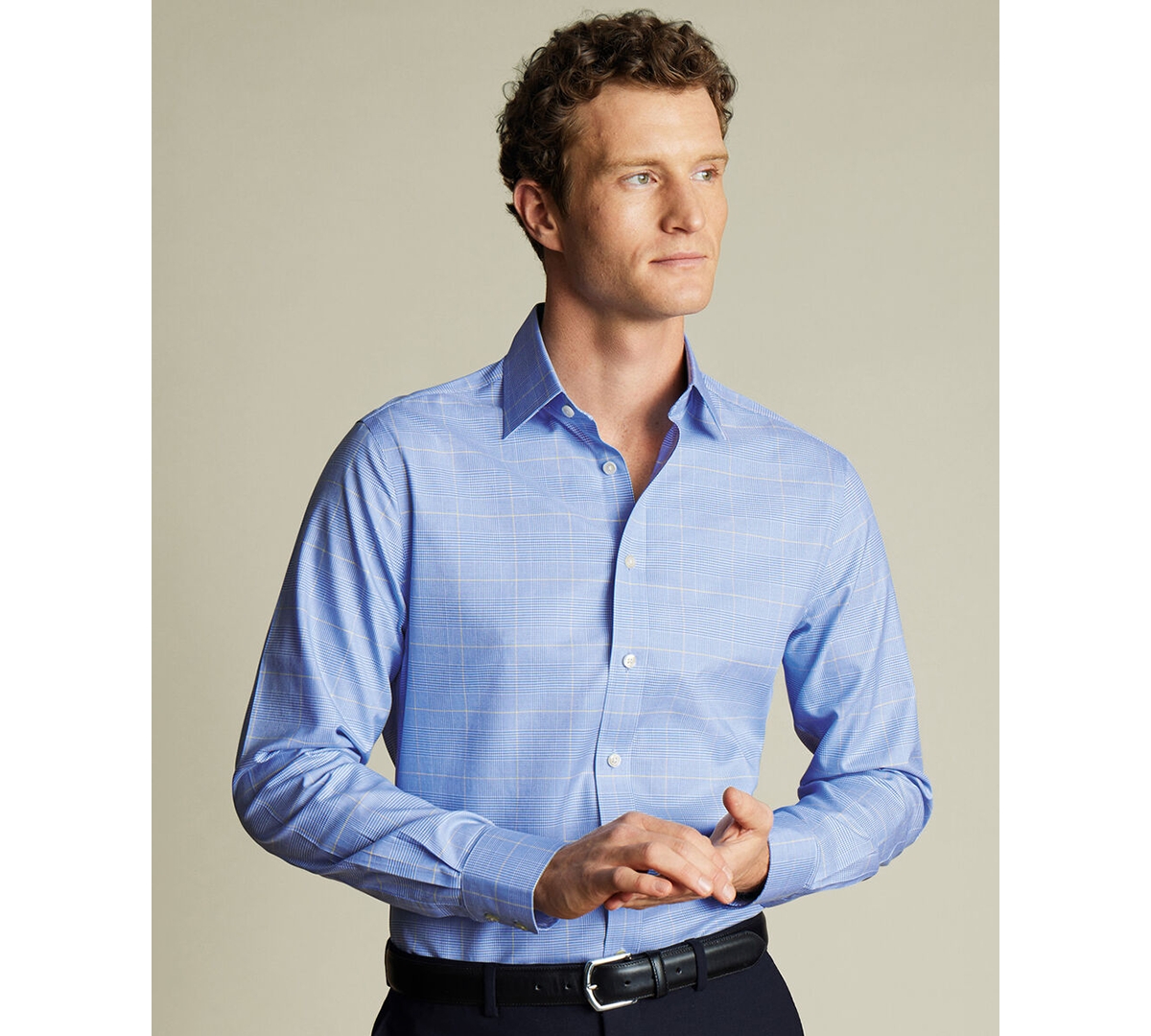 Click here for Charles Tyrwhitt Mens Slim-Fit Spread Collar Dress... prices