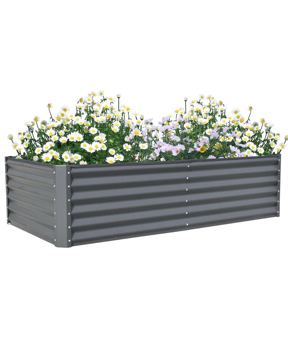 Click here for Mondawe 6x3x1.5feet Galvanized Raised Garden Bed -... prices