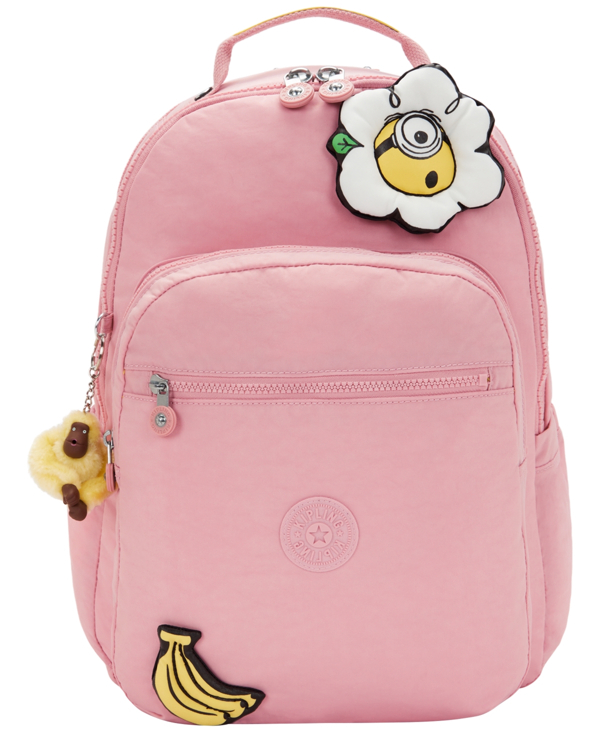 Click here for Kipling Seoul Xl Backpack - Pink Daisy prices