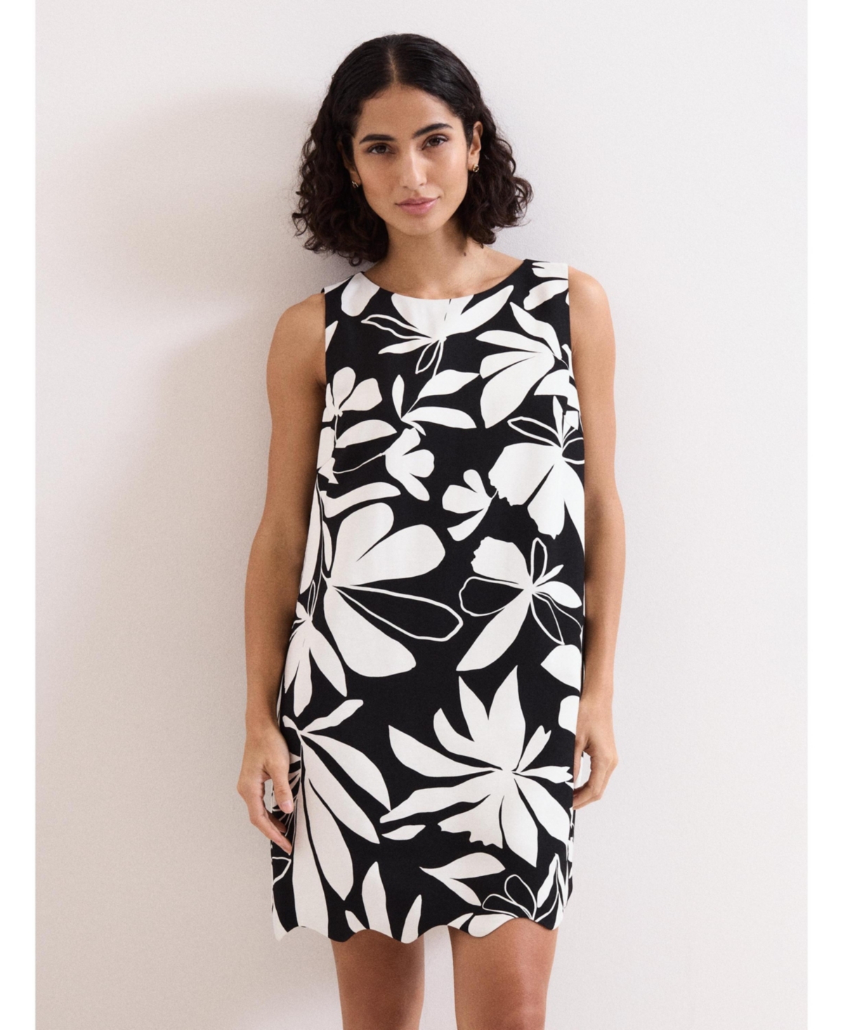 Click here for Phase Eight Womens Marta Floral Mini Dress - Black... prices
