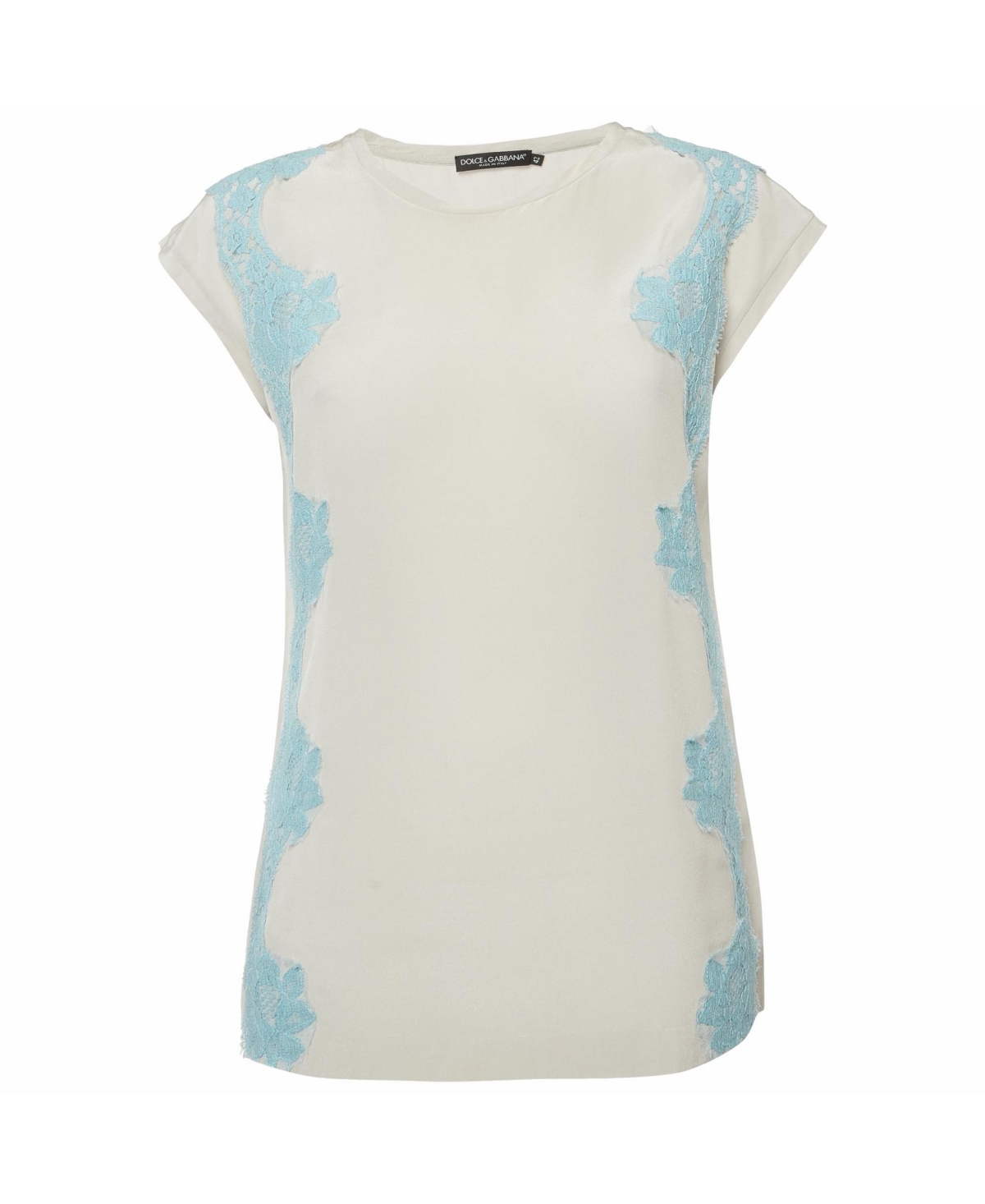 Click here for Pre-Owned Dolce & Gabbana Womens Silk Lace Trimmed... prices