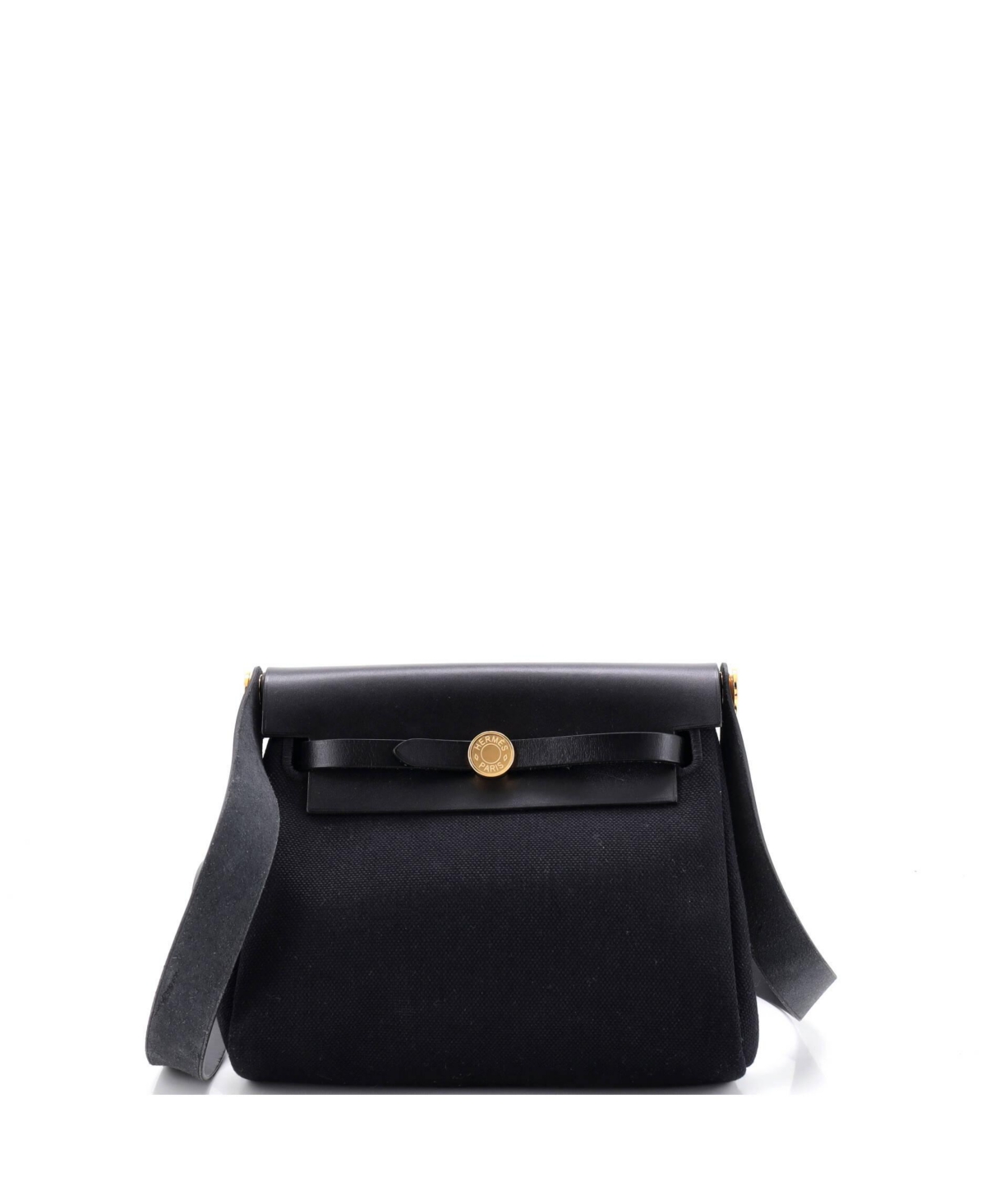 Click here for Pre-Owned HERMES 20 Herbag Zip Toile and Leather -... prices