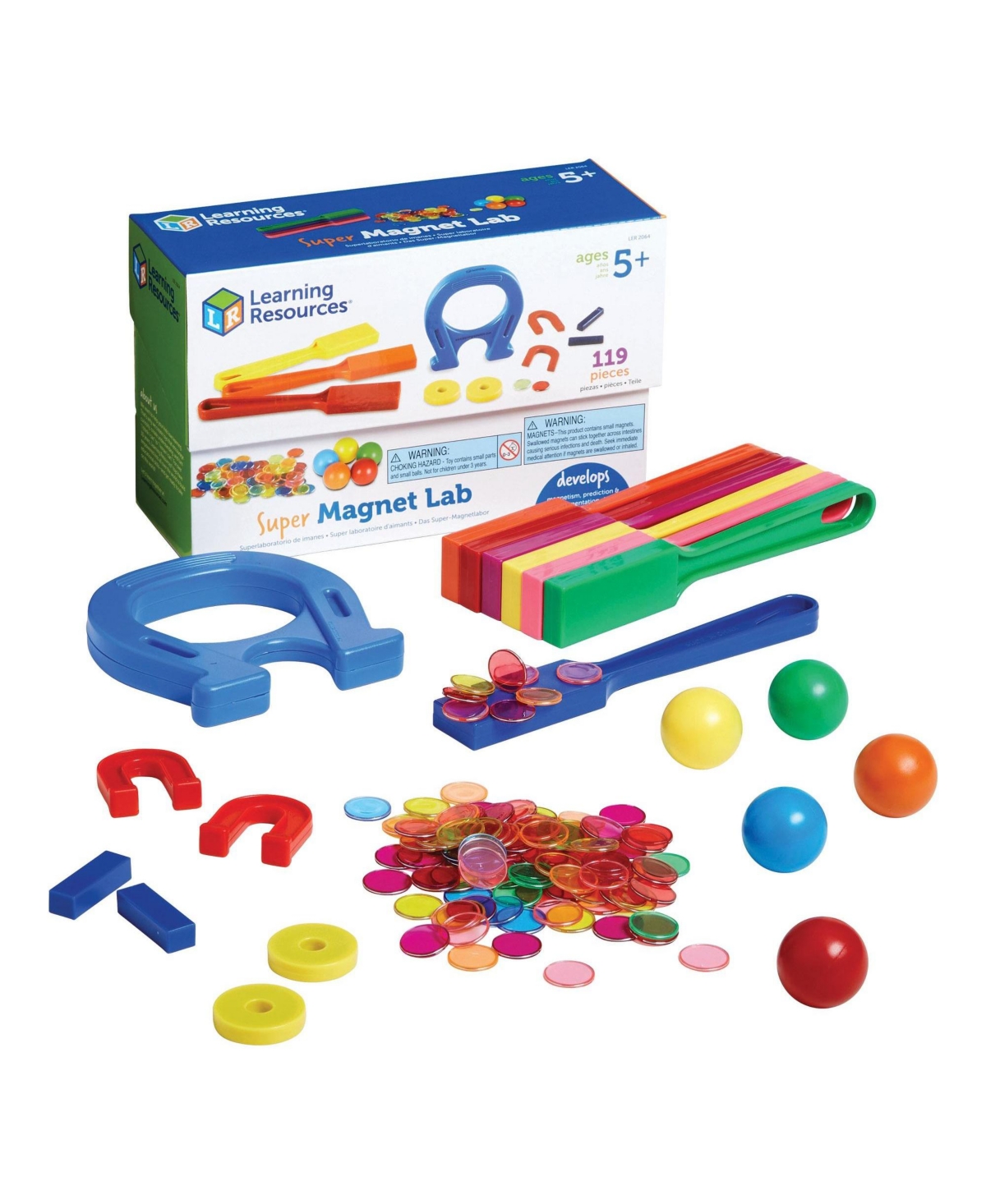 Click here for Learning Resources Super Magnet Lab - 119 Pieces -... prices