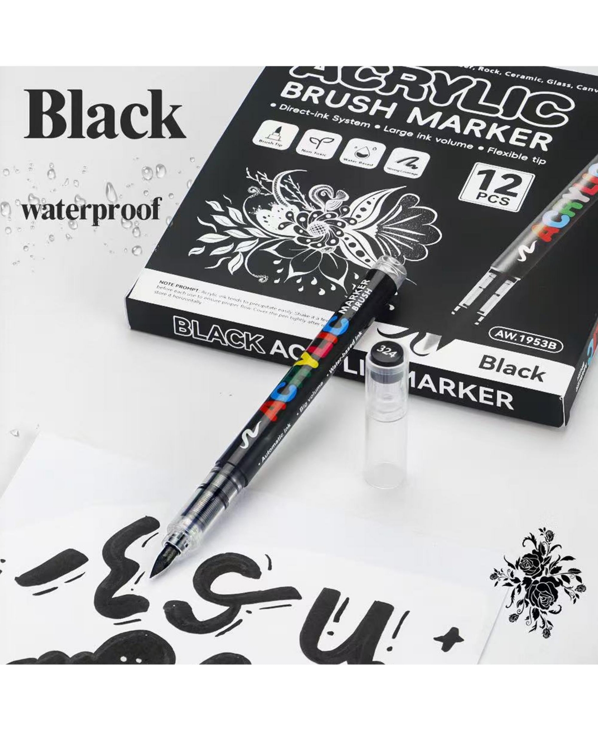 Click here for Htutwoo 12Pieces Acrylic Paint Pen  Permanent Mark... prices